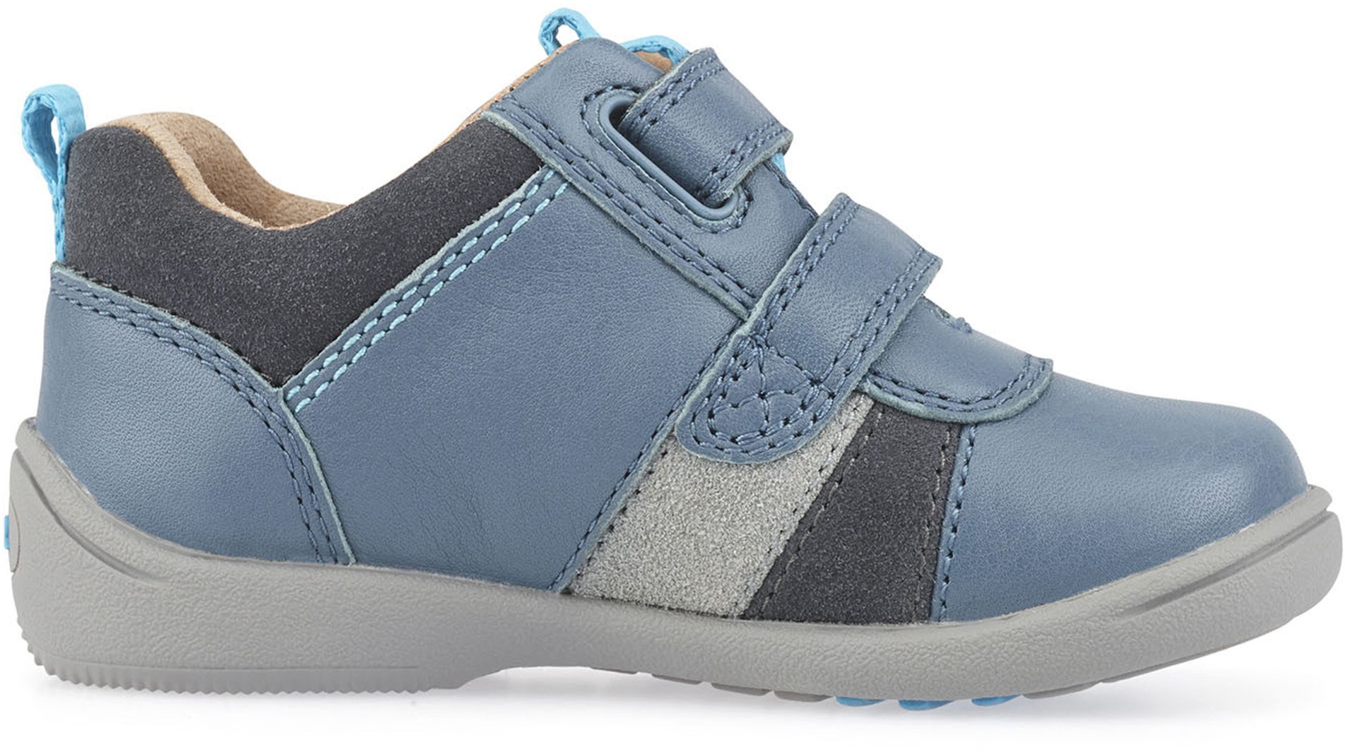 Start-Rite Grip Blue Leather 1697_2 - Boys Shoes - Humphries Shoes