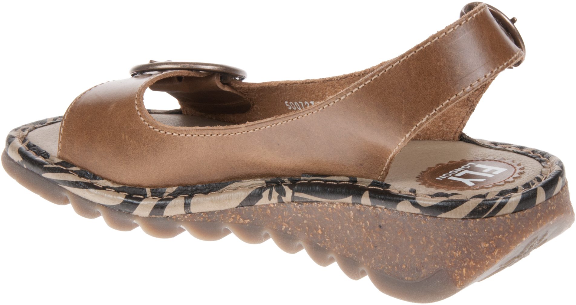 Fly London Tram Camel P500723002 - Full Sandals - Humphries Shoes