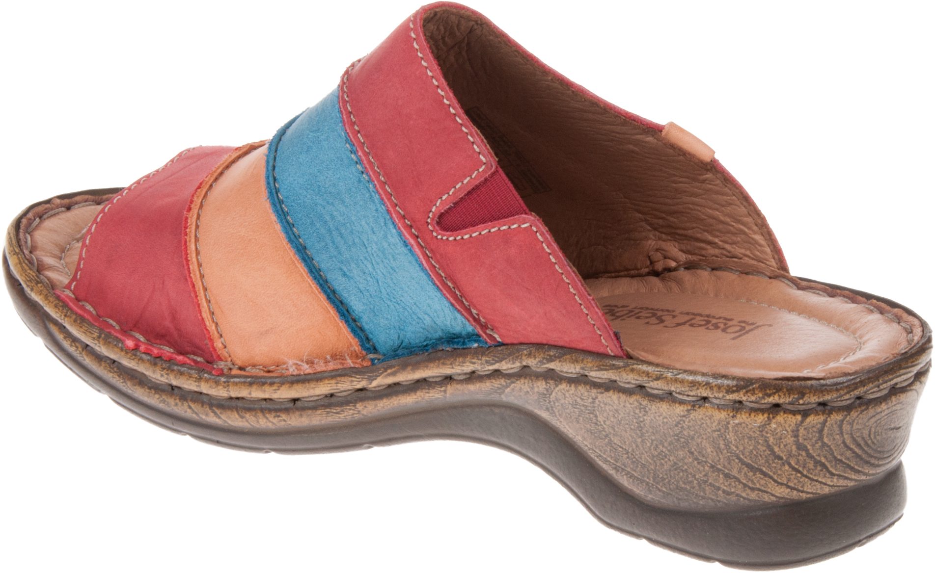 Josef Seibel Catalonia 64 Hibiscus Multi 56530 95 452 - Mule Sandals ...