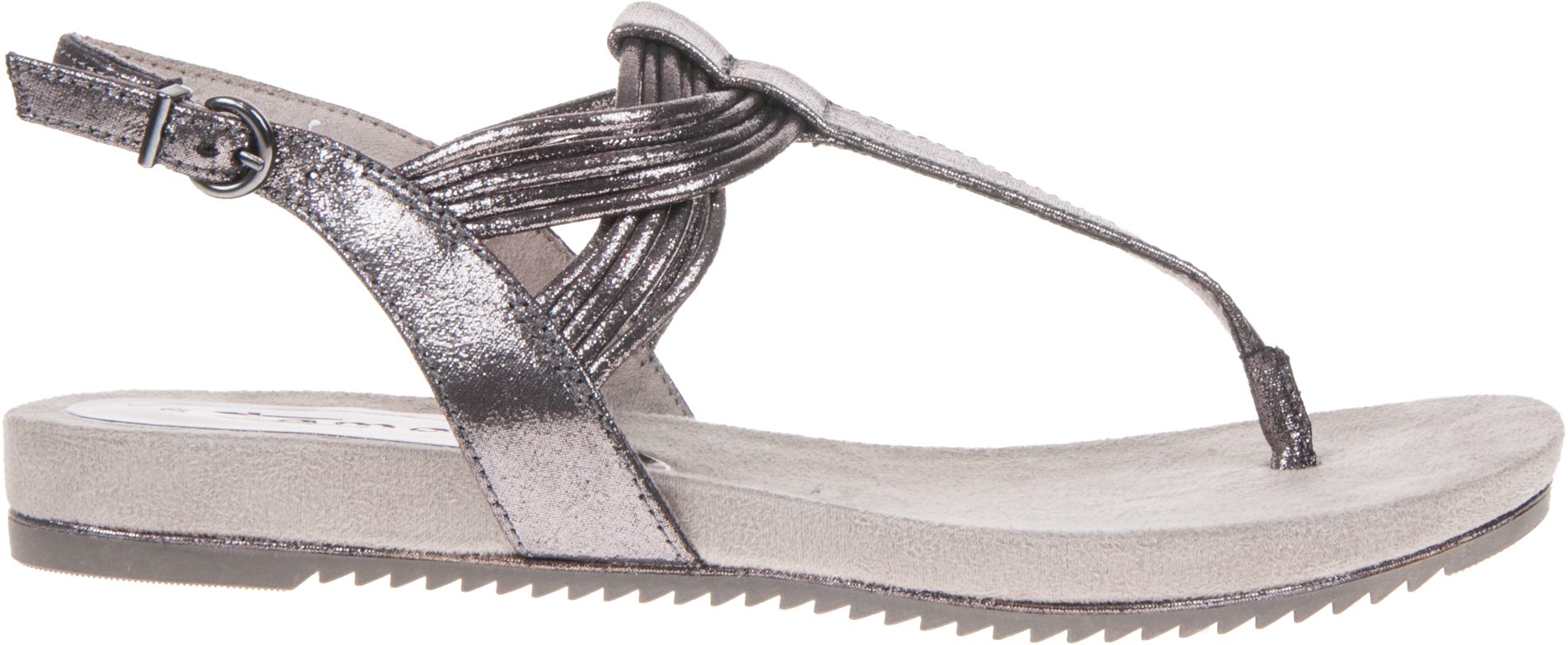 Tamaris Locust Pewter 28107-22 915 - Full Sandals - Humphries Shoes
