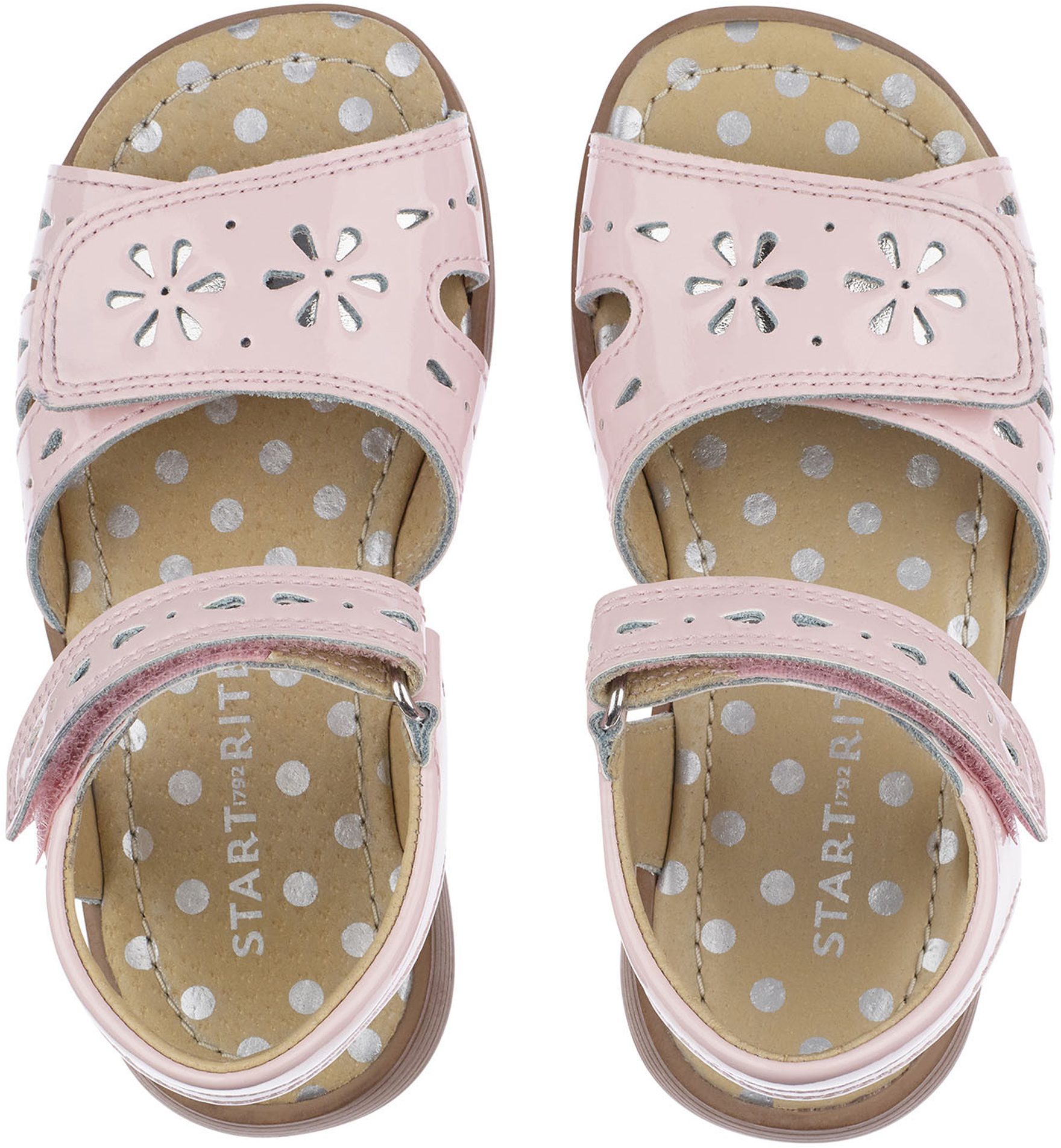 Start-Rite Flutter Pink Patent 5182_6 - Girls Sandals - Humphries Shoes