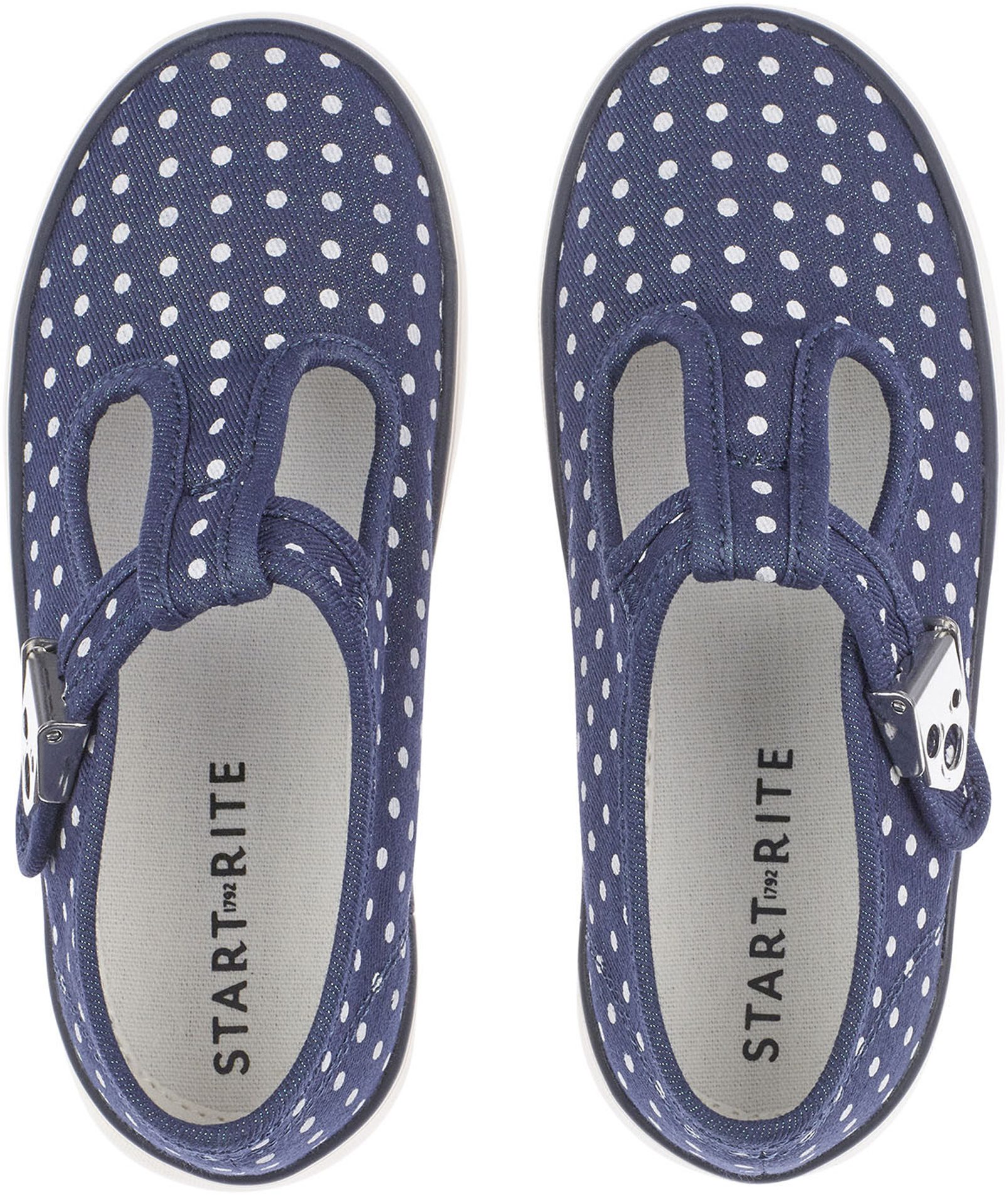 Start-Rite Jitterbug Navy Canvas 6166_9 - Girls Canvas Styles ...