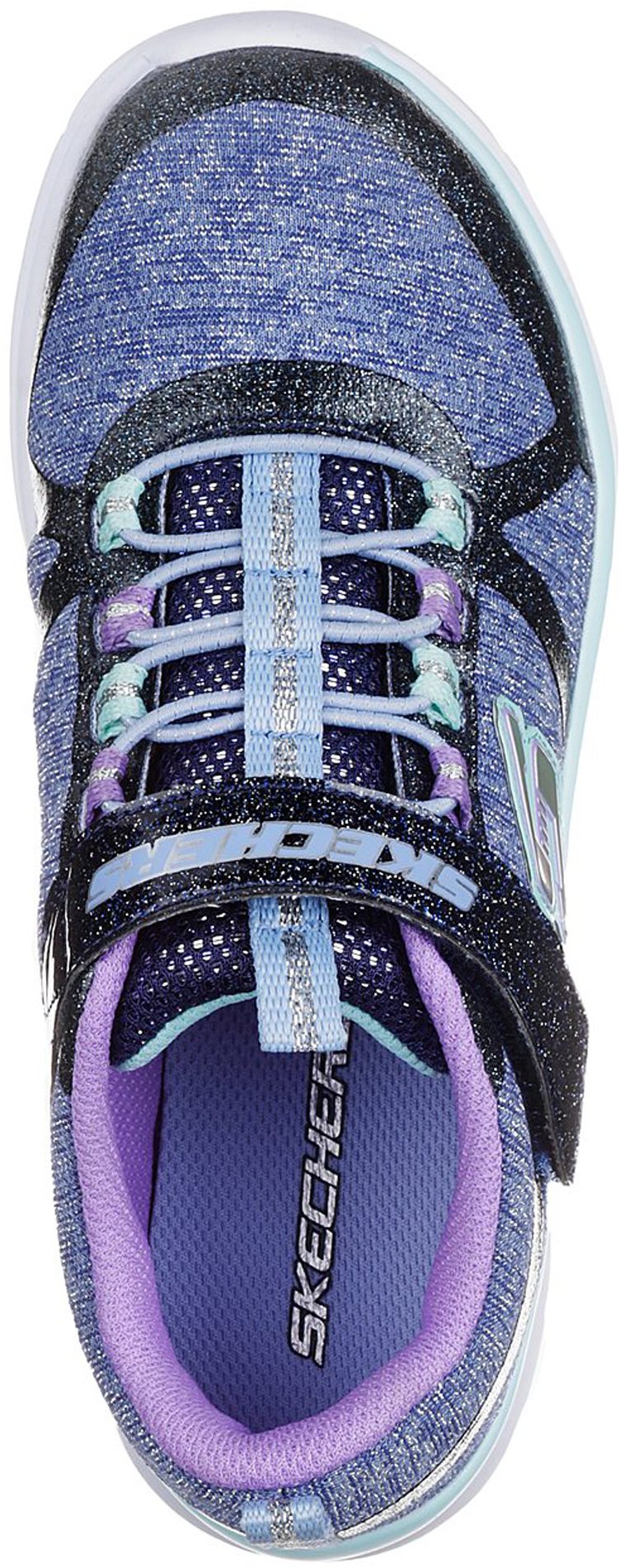 Skechers Trainer Lite - Jazzy Jumpers Navy / Multi 81485L NVMT - Girls ...