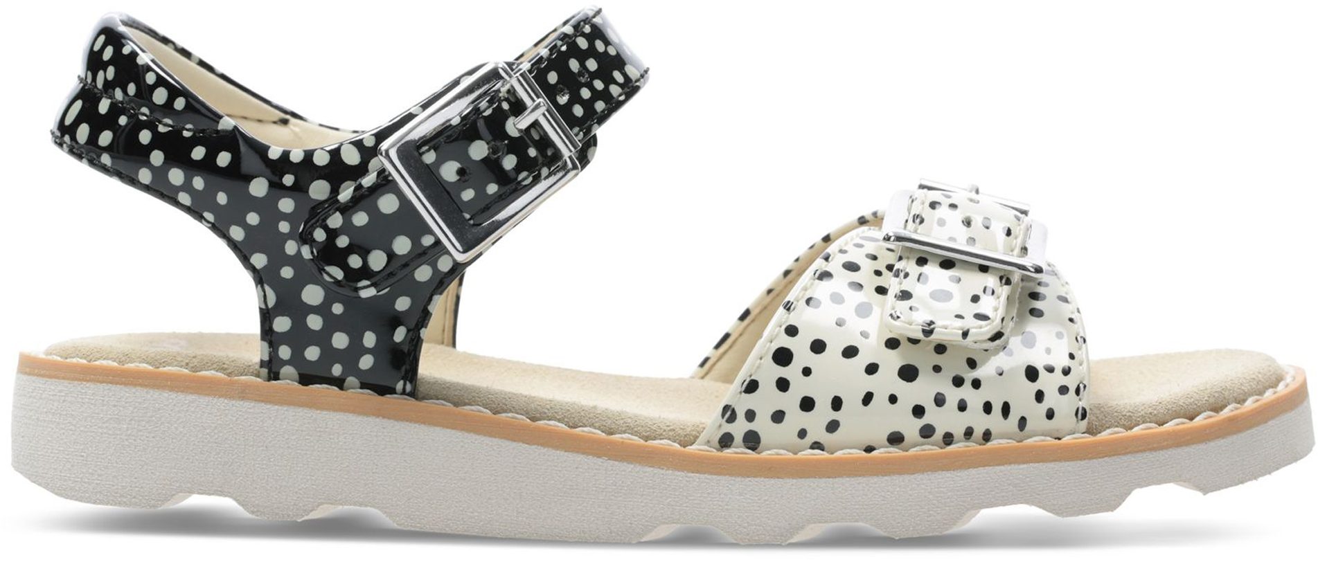 Clarks Crown Bloom Kid Black Interest 26141267 - Girls Sandals ...