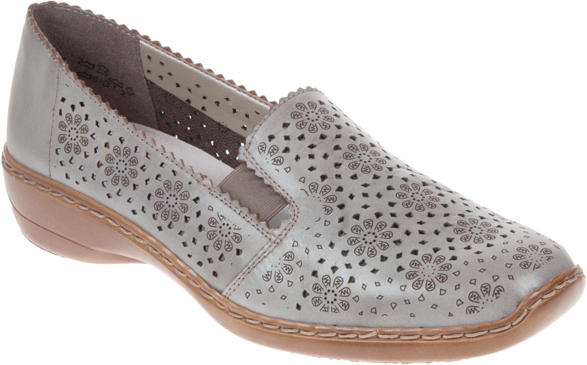 Rieker Ganges 5 Beige 413Q5-62 - Everyday Shoes - Humphries Shoes