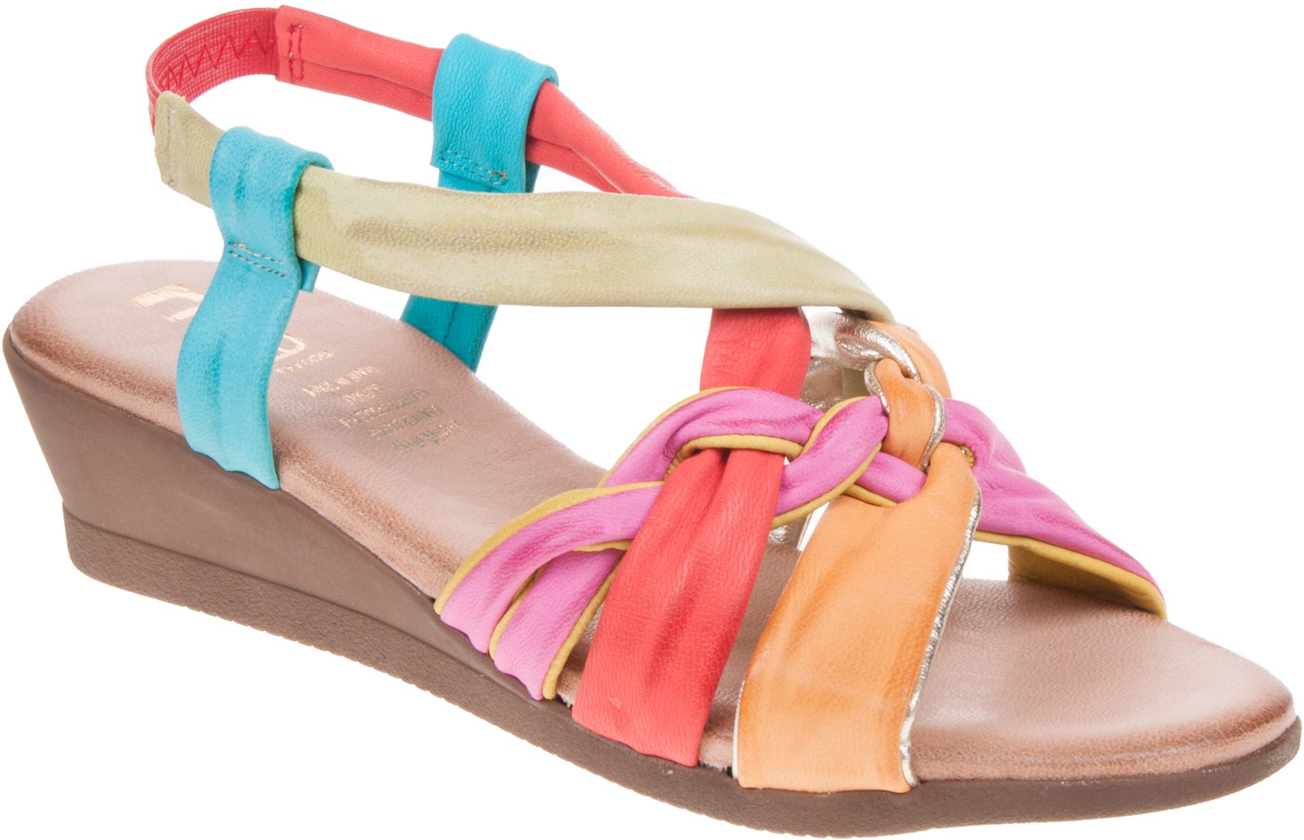 Riva Dolories Red Multi dolo - Full Sandals - Humphries Shoes