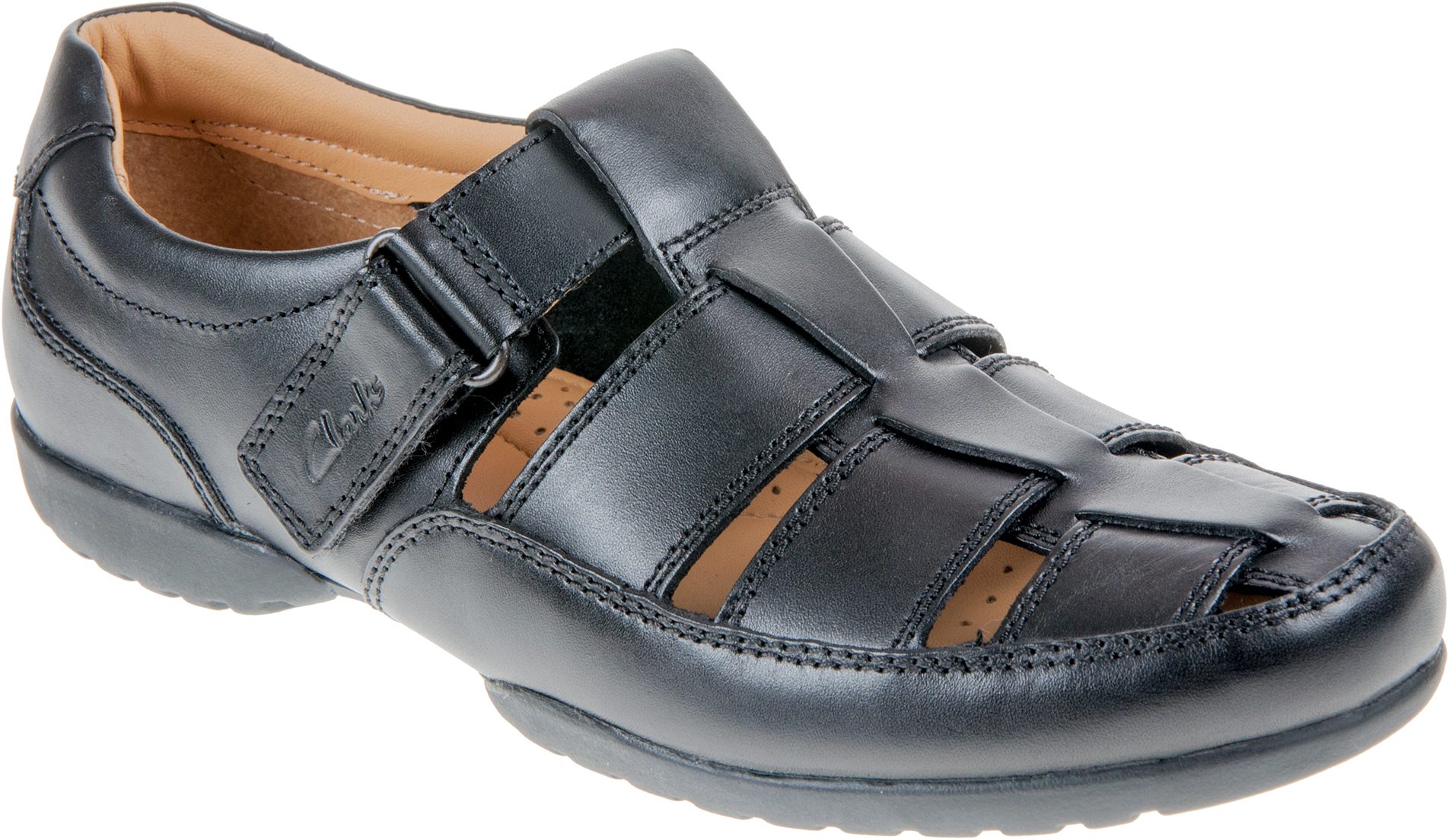 Clarks Recline Open Black 20349642 - Full Sandals - Humphries Shoes