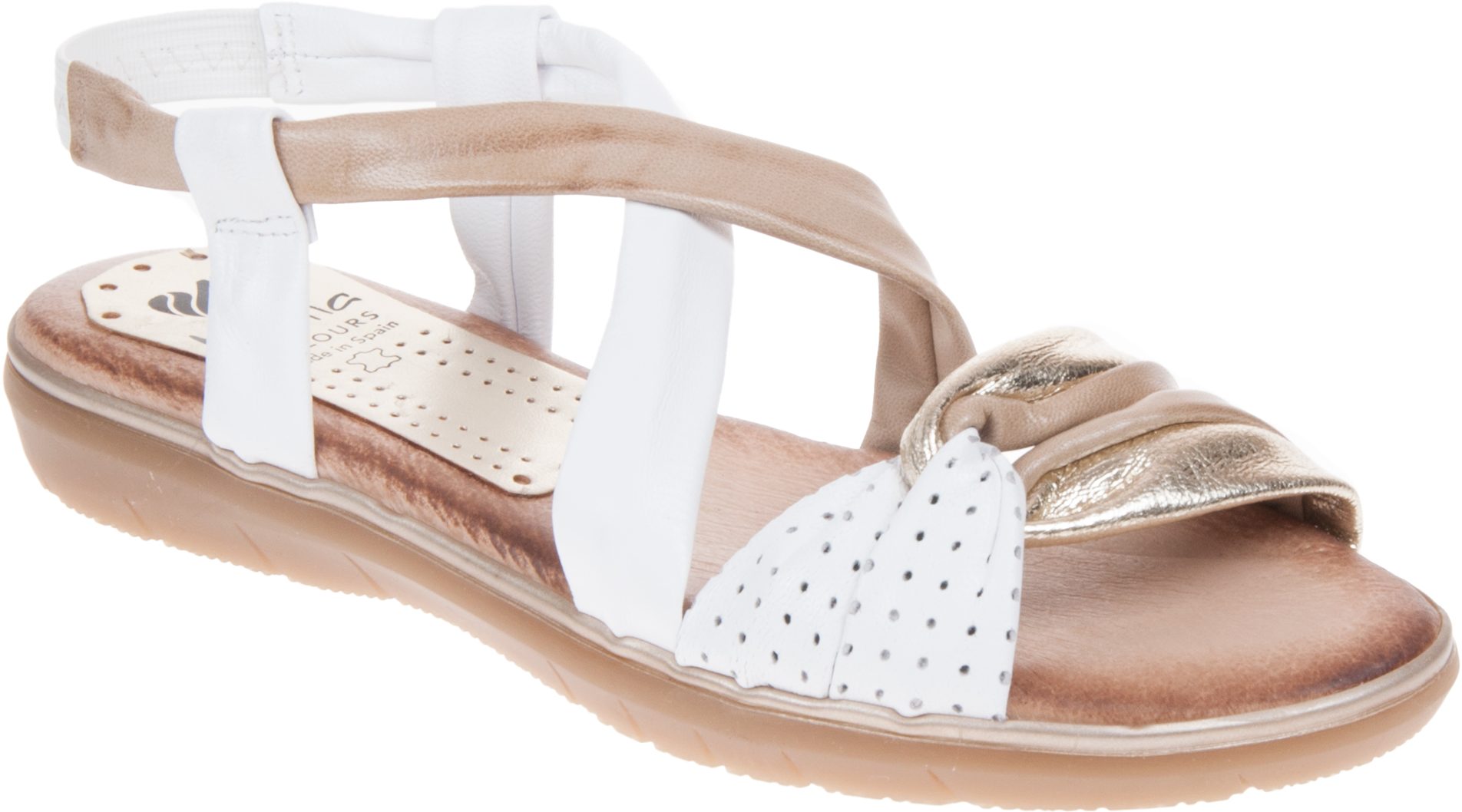 Marila 601 Em White 601 EM - Full Sandals - Humphries Shoes