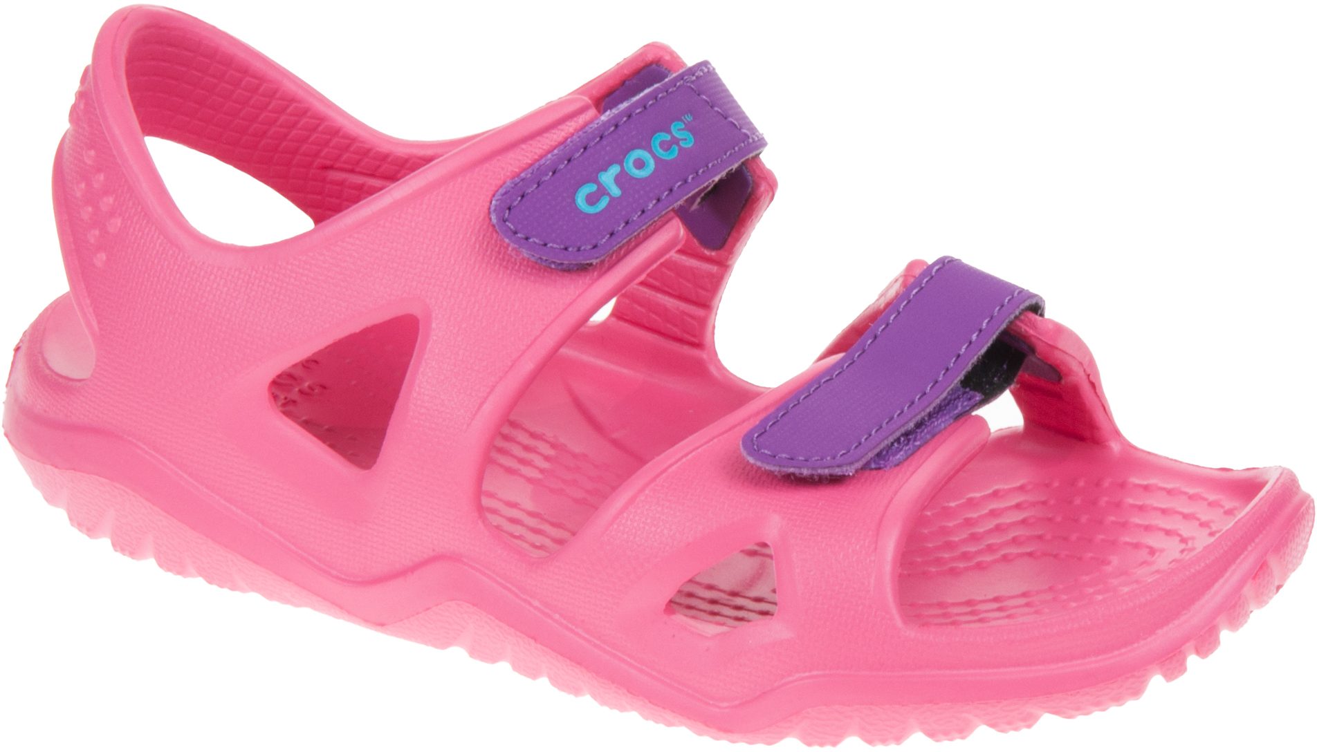 Crocs Kids Swiftwater River Sandal Pink / Amethyst 204988-60O - Girls ...