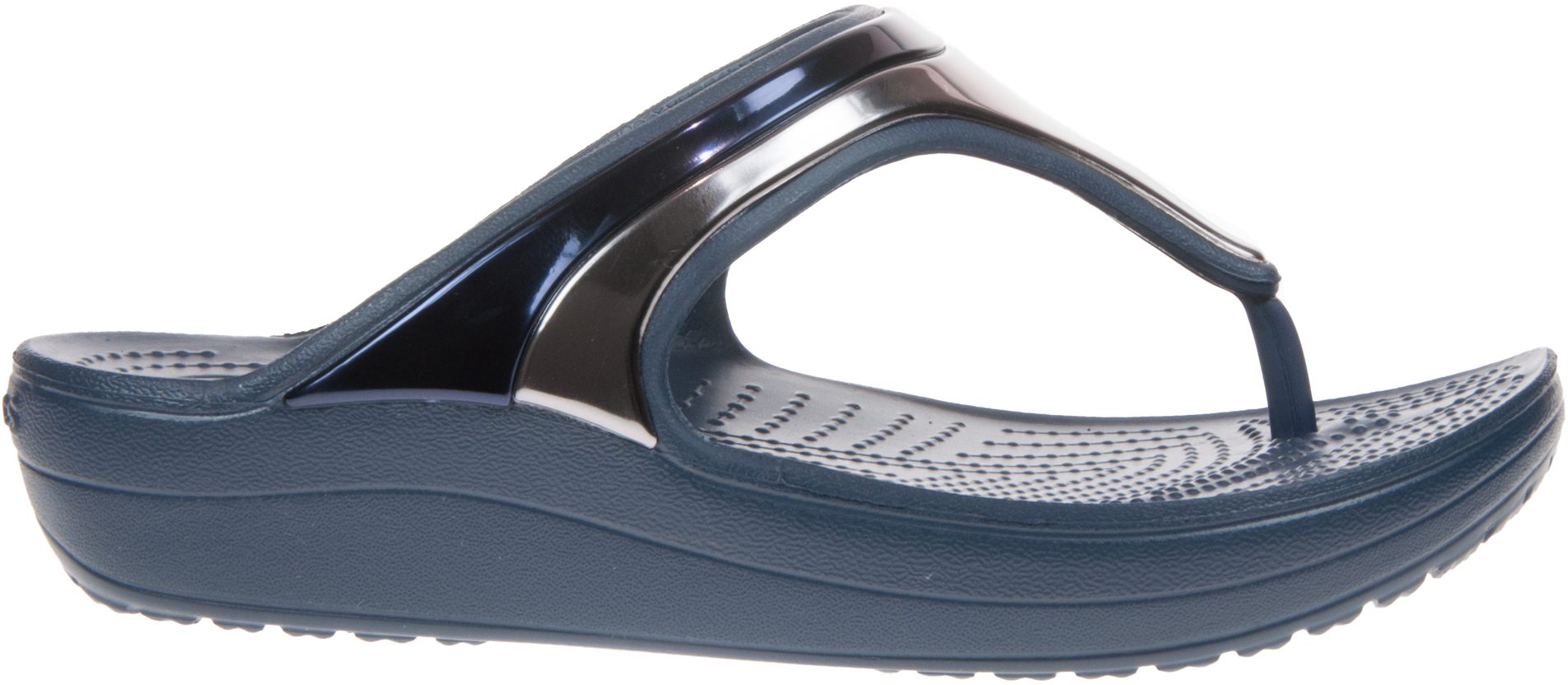 Crocs Womens Sloane Flip Navy 205357-4JD - Toe Post Sandals - Humphries ...
