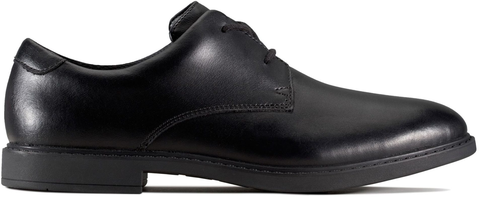 Clarks Scala Loop Youth Black Leather 26142831 - Boys School Shoes ...