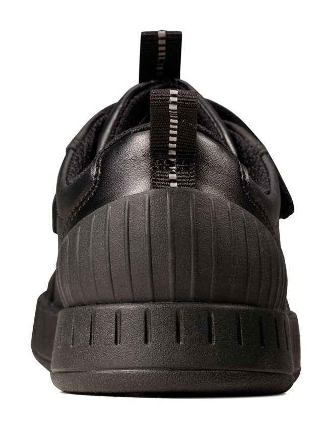 Clarks Apollo Step Kid Black Leather 26147046 - Boys School Shoes ...