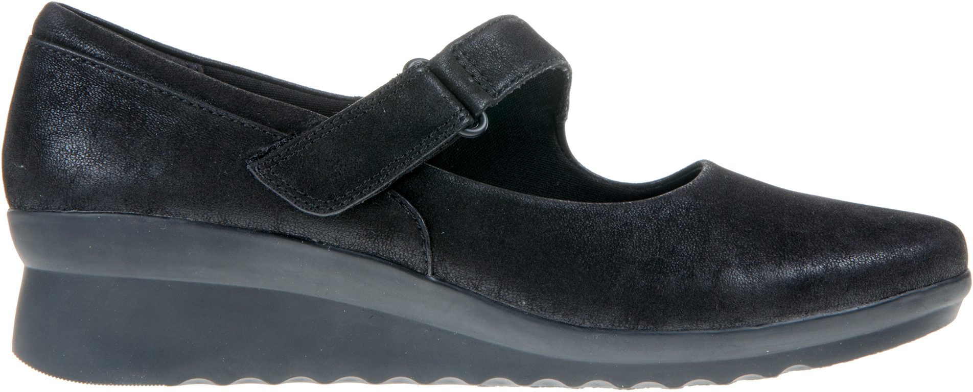 Clarks Caddell Yale Black 26129378 - Ballerina Shoes - Humphries Shoes