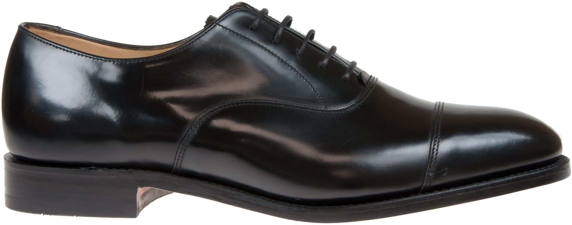 Loake 747B Black Polished Leather 747B - Formal Shoes - Humphries Shoes