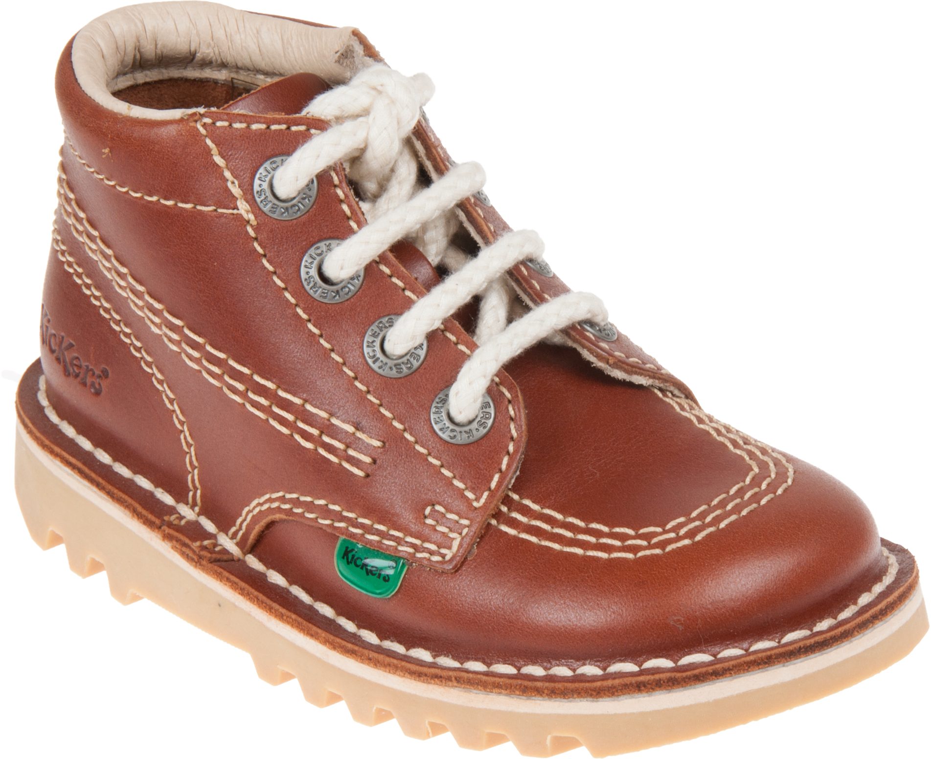 Kickers Kick Hi Kids Dark Tan 12708 - Boys Boots - Humphries Shoes