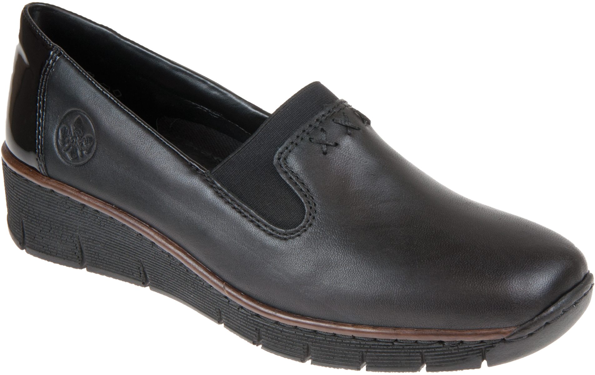 Rieker 53762 Black 53762-01 - Everyday Shoes - Humphries Shoes