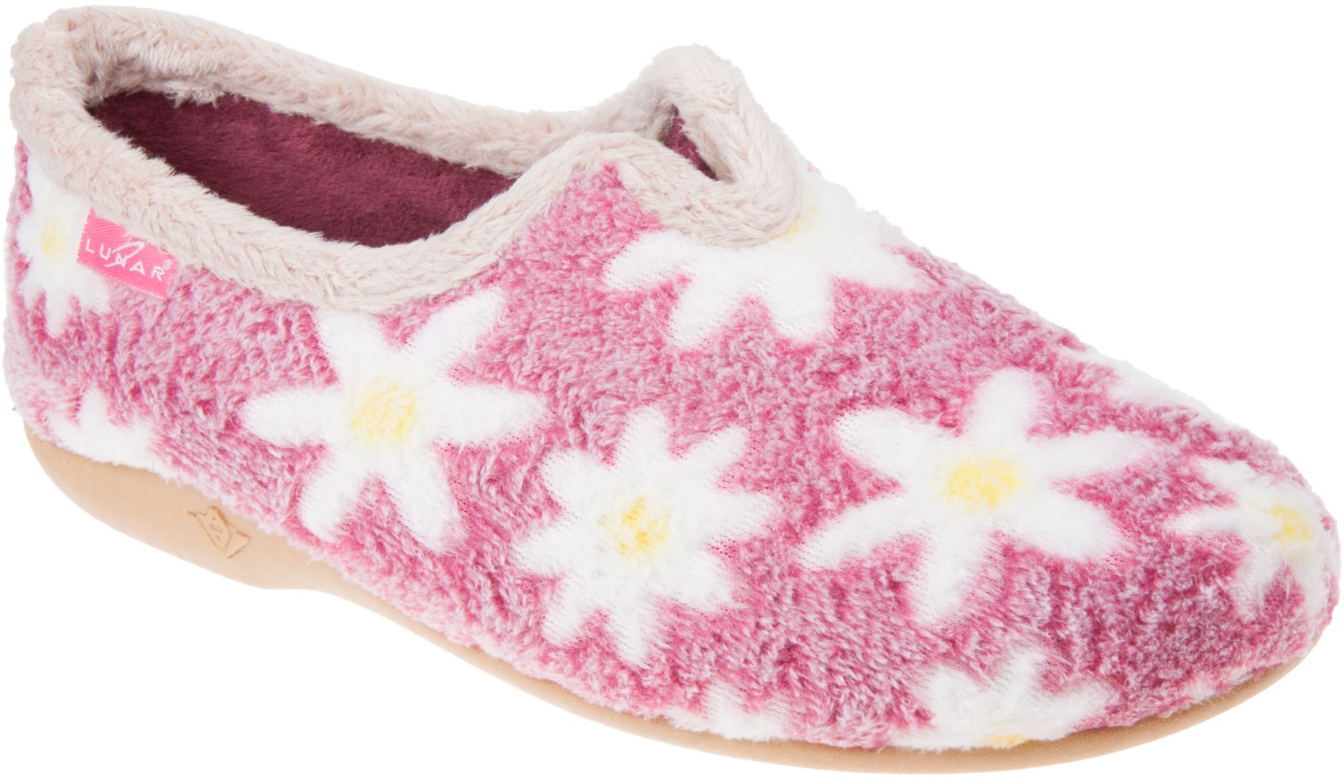 Lunar Daisy Pink KLA 021 - Full Slippers - Humphries Shoes