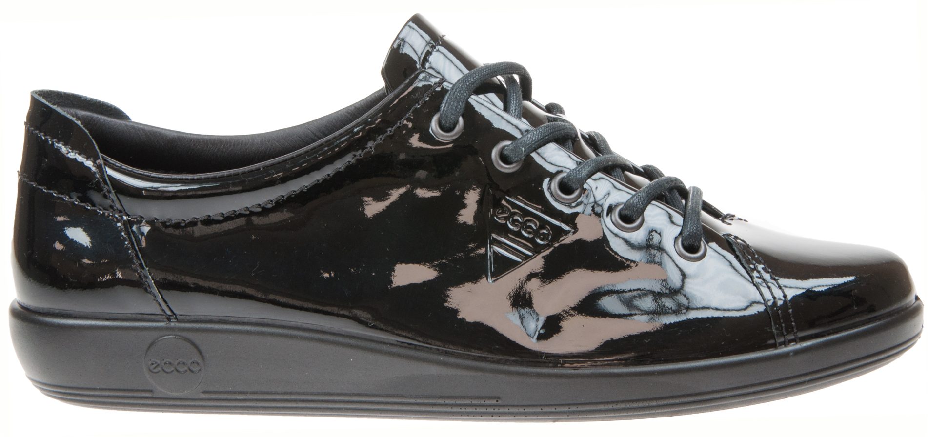 Ecco Soft 2.0 Lace Black 206503 11001 - Everyday Shoes - Humphries Shoes