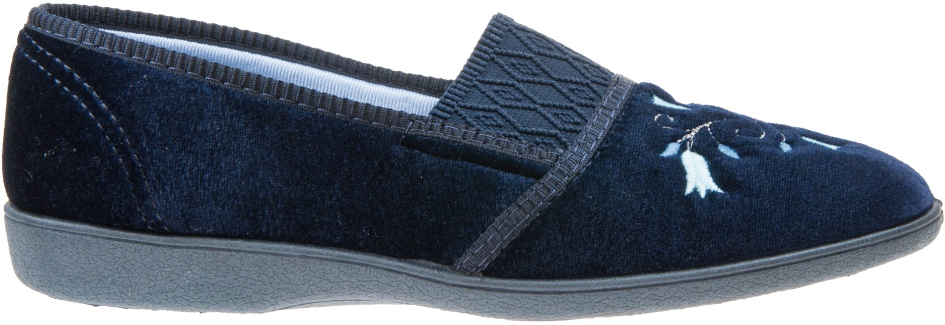 Sleepers Inez Navy Blue LS792 c - Full Slippers - Humphries Shoes