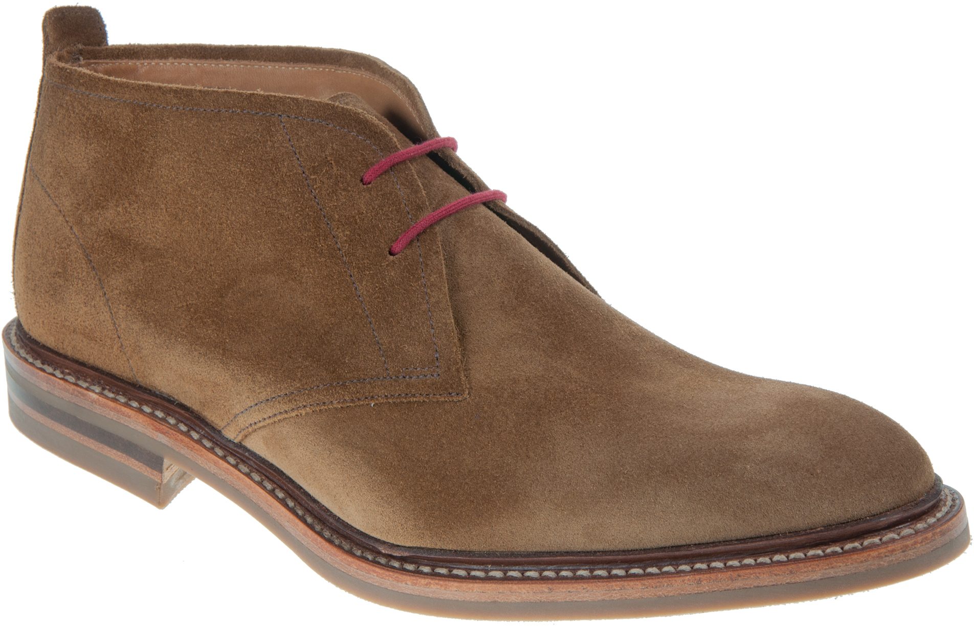 Loake Sandown Brown Suede - Formal Boots - Humphries Shoes