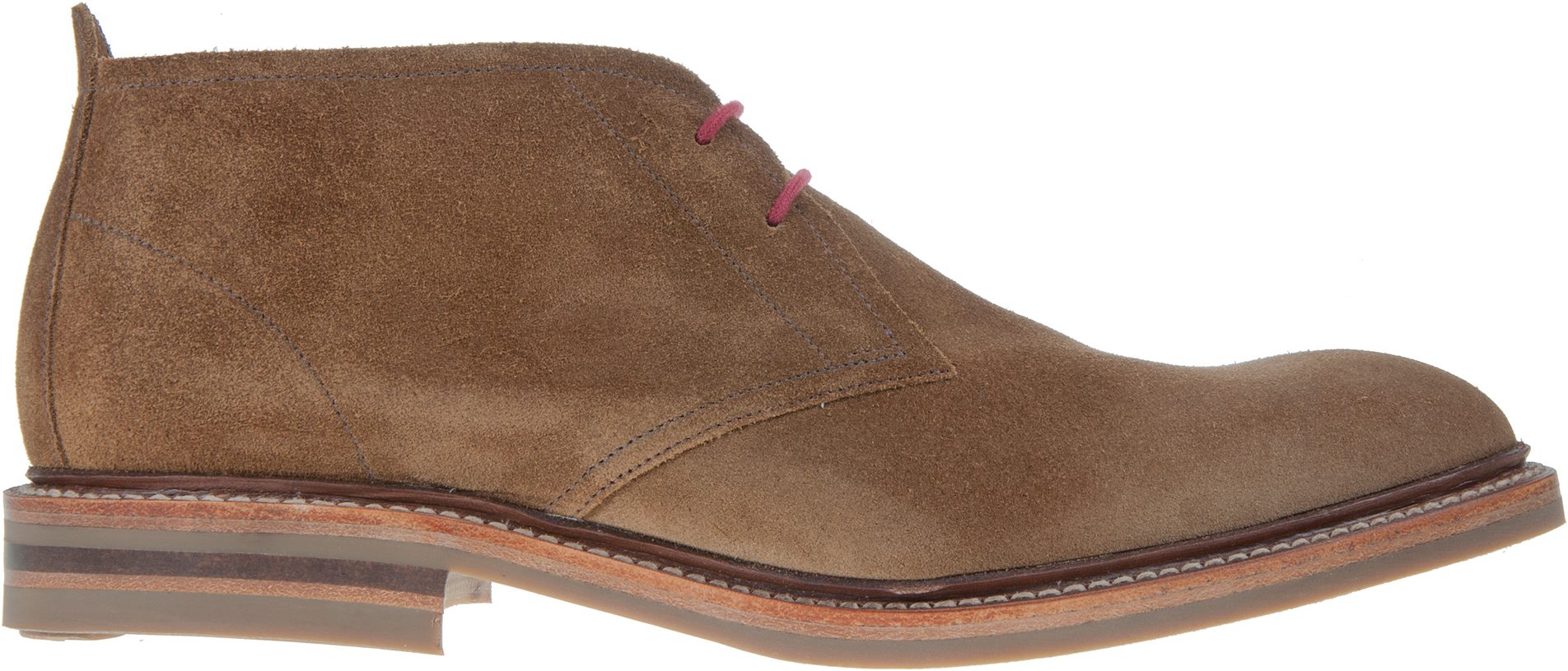 Loake Sandown Brown Suede - Formal Boots - Humphries Shoes