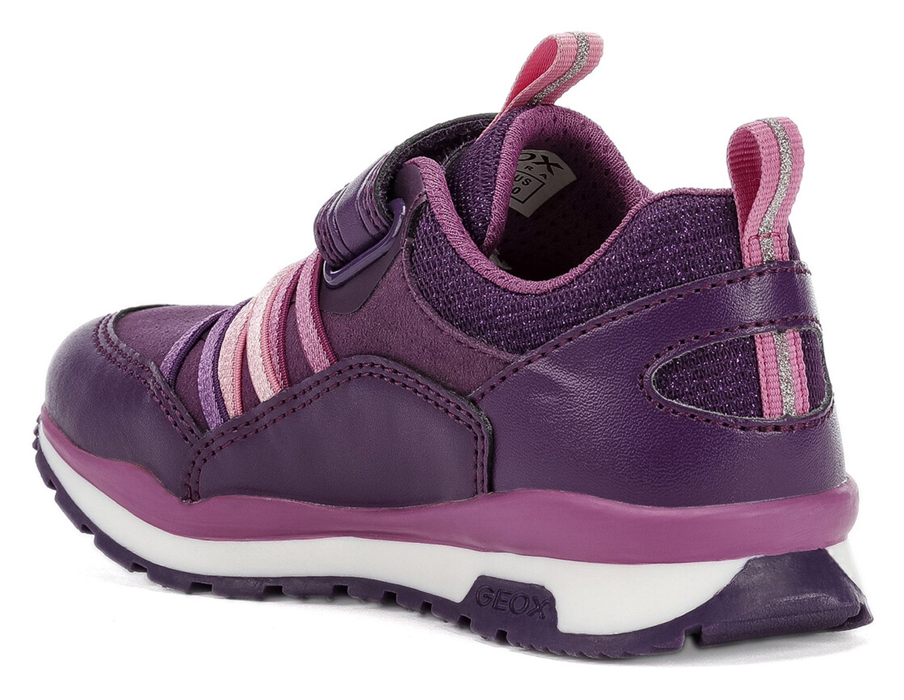 Geox JR Pavel Violet / Purple J948CB 054AU C8267 - Girls Trainers ...