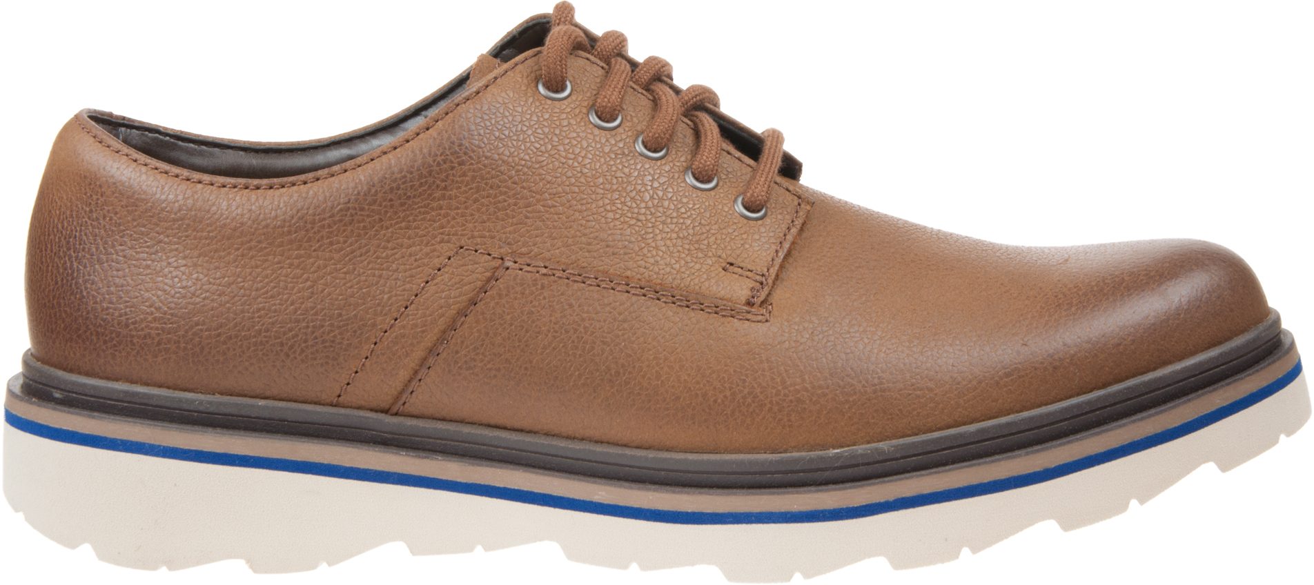 Clarks Frelan Edge Brown Leather 26147290 - Casual Shoes - Humphries Shoes