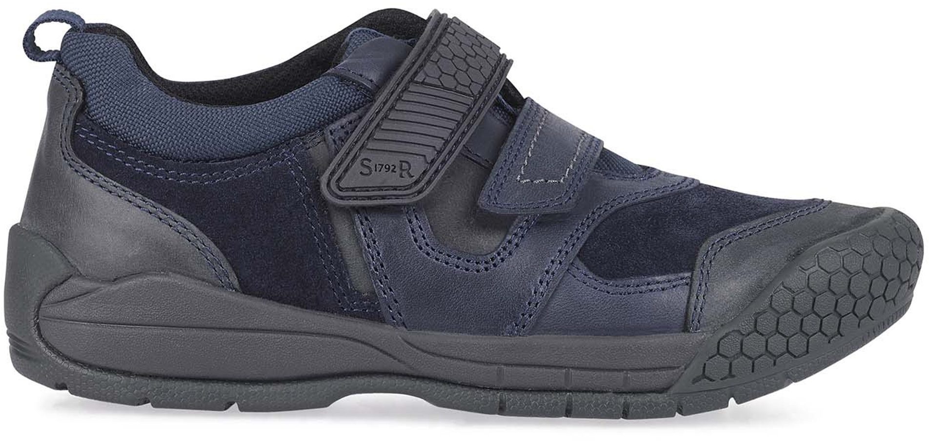 Start-Rite Strike Navy Leather / Suede 2793_9 - Boys Shoes - Humphries ...