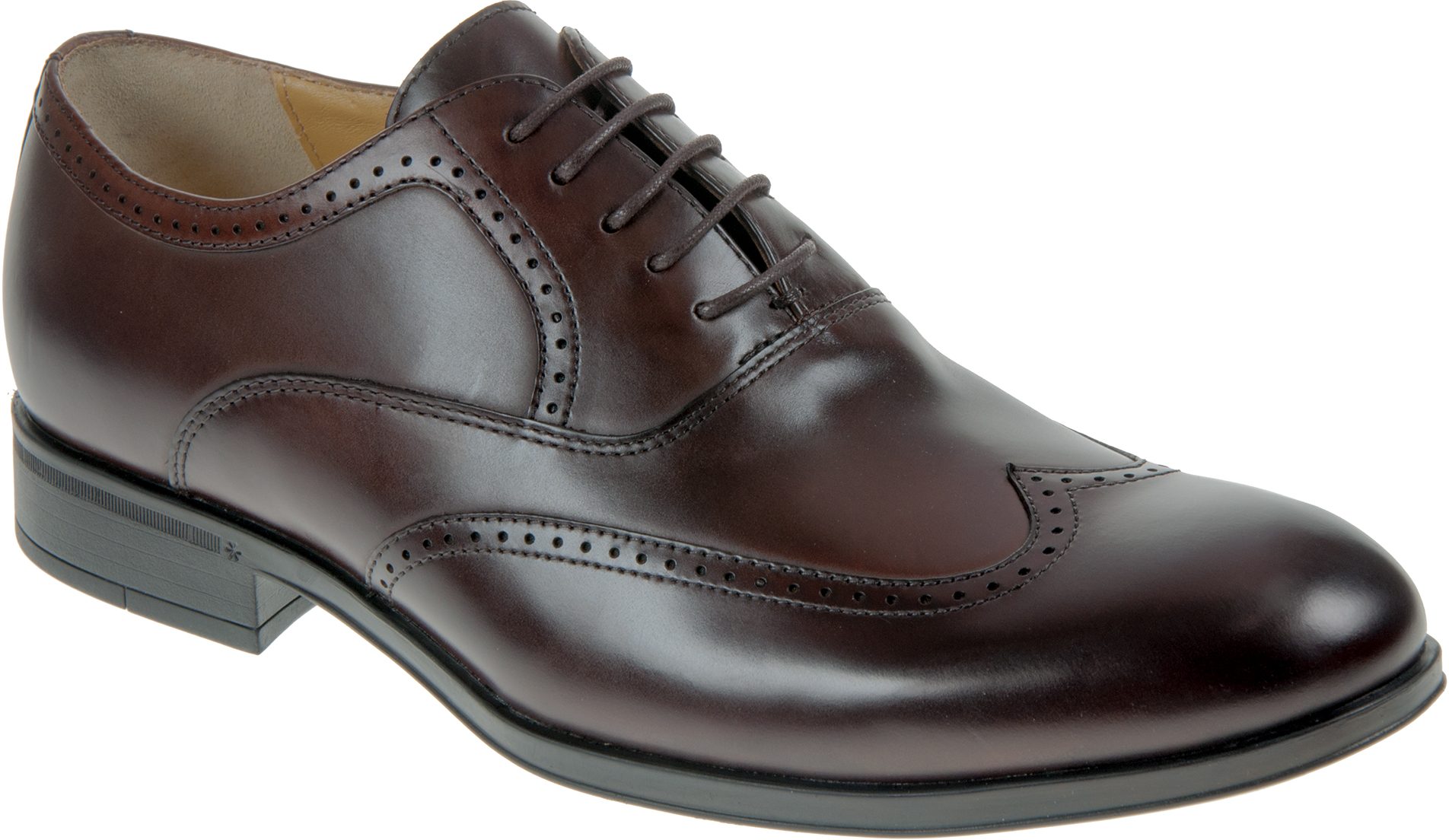 Steptronic Bugatti Dark Brown Waxed HI005 - Formal Shoes - Humphries Shoes