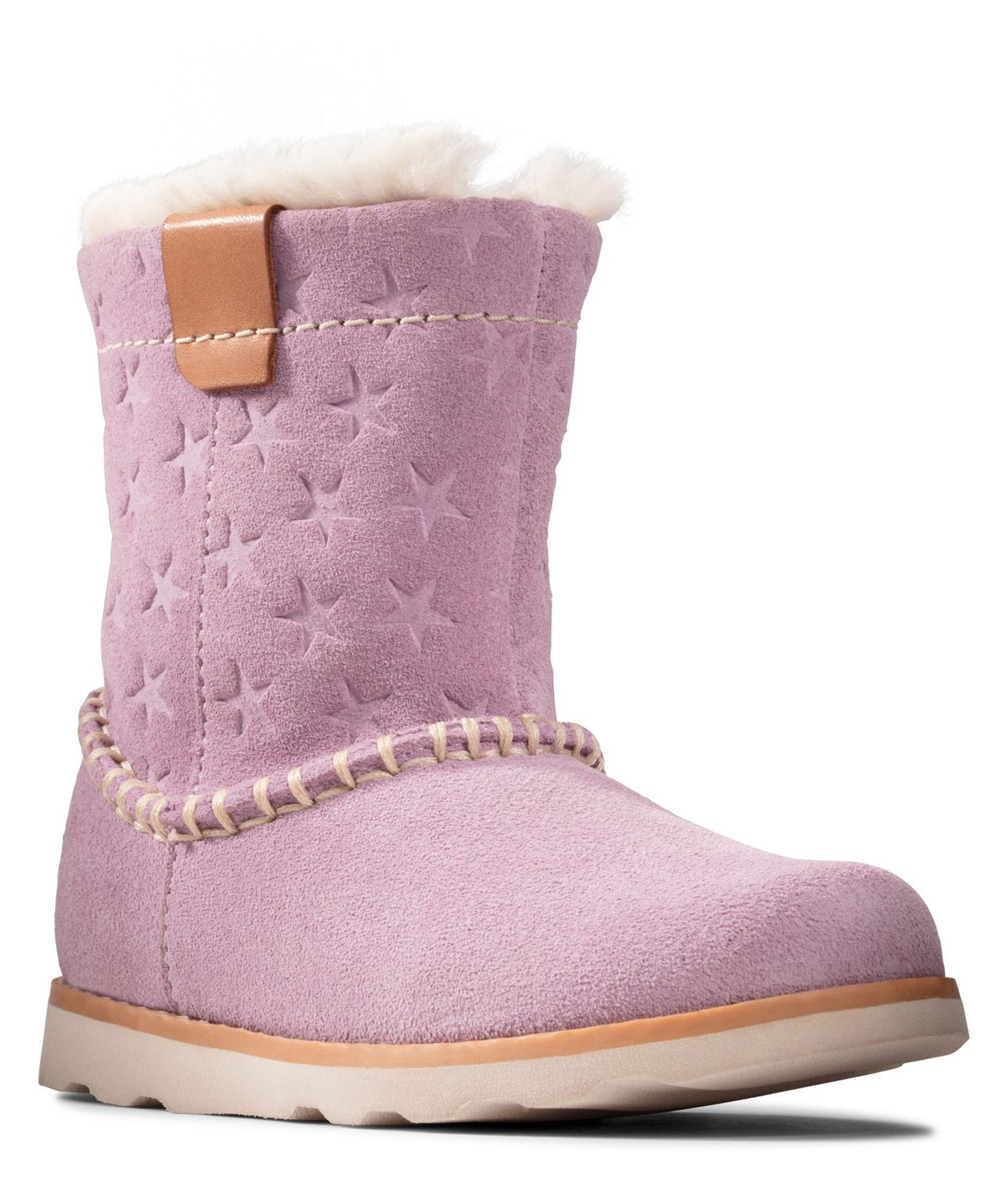 Clarks Crown Piper Toddler Lilac Suede 26143955 - Girls Boots ...