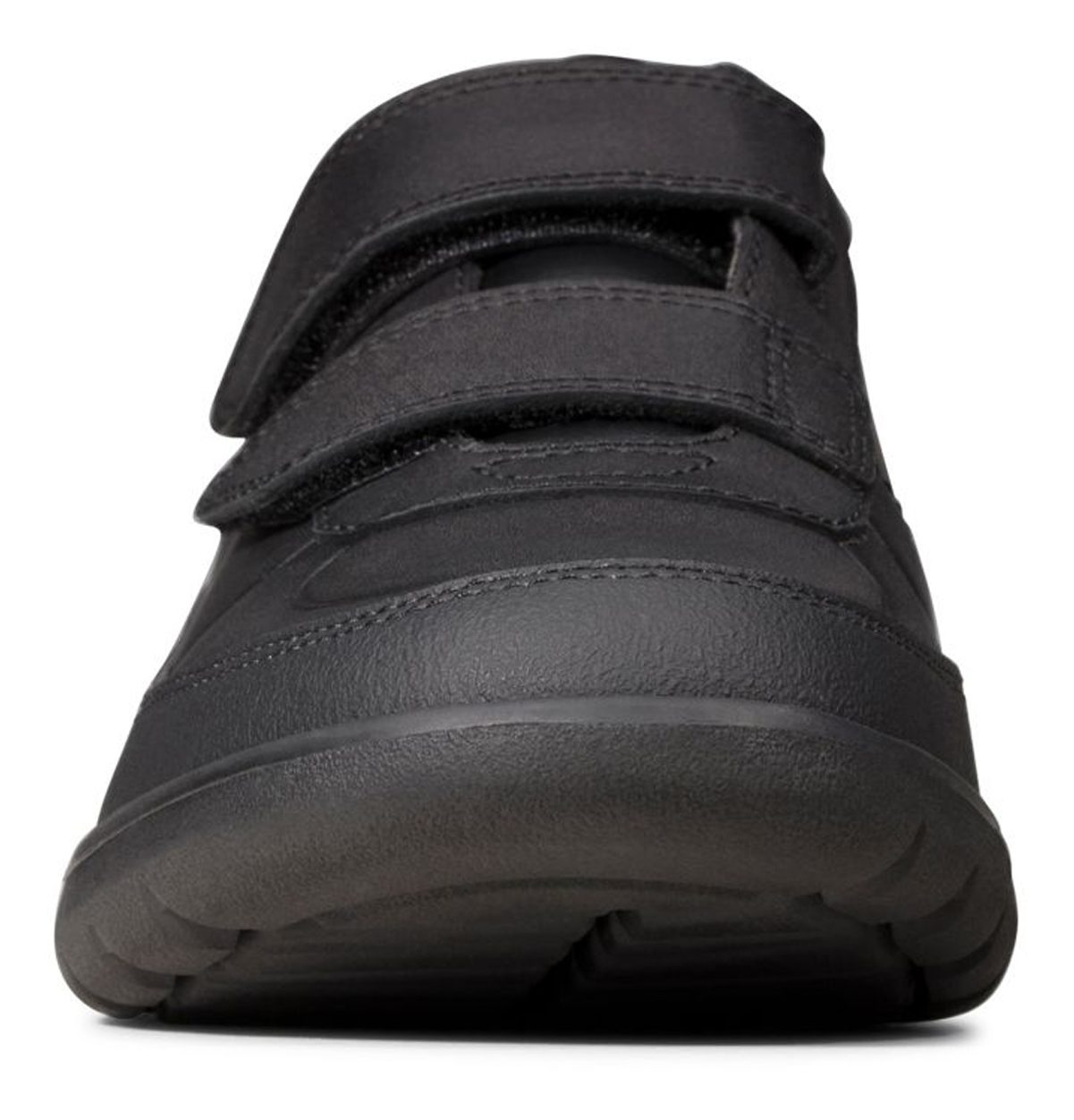 Clarks Scape Flare Youth Black Leather 26149409 - Boys School Shoes ...