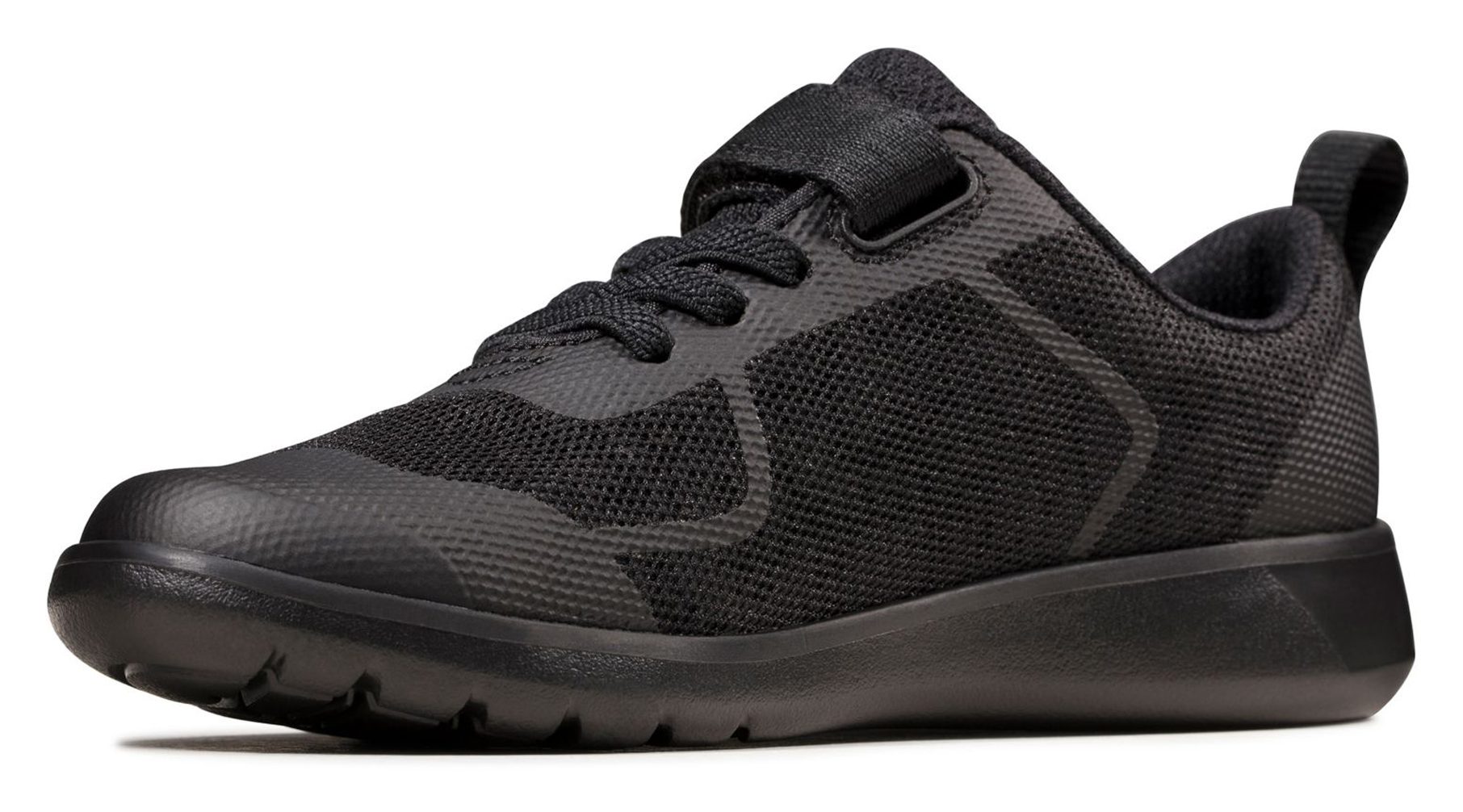 Clarks Scape Bright Youth Black Interest 26150450 - Boys Trainers ...
