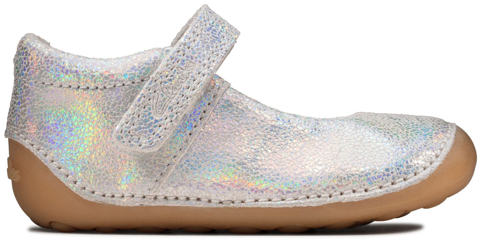 Clarks Tiny Mist Toddler Silver Metallic 26148944 - Pre Walkers ...