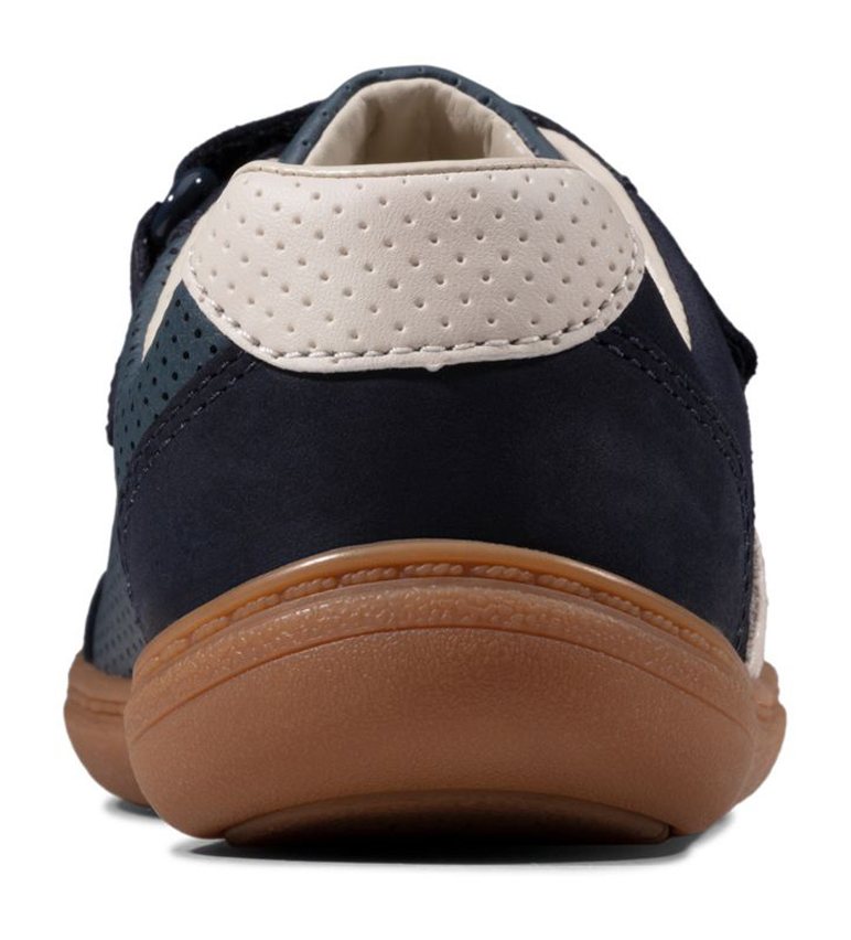 Clarks Flash Step Toddler Navy Combi Leather 26149584 - Boys Shoes ...