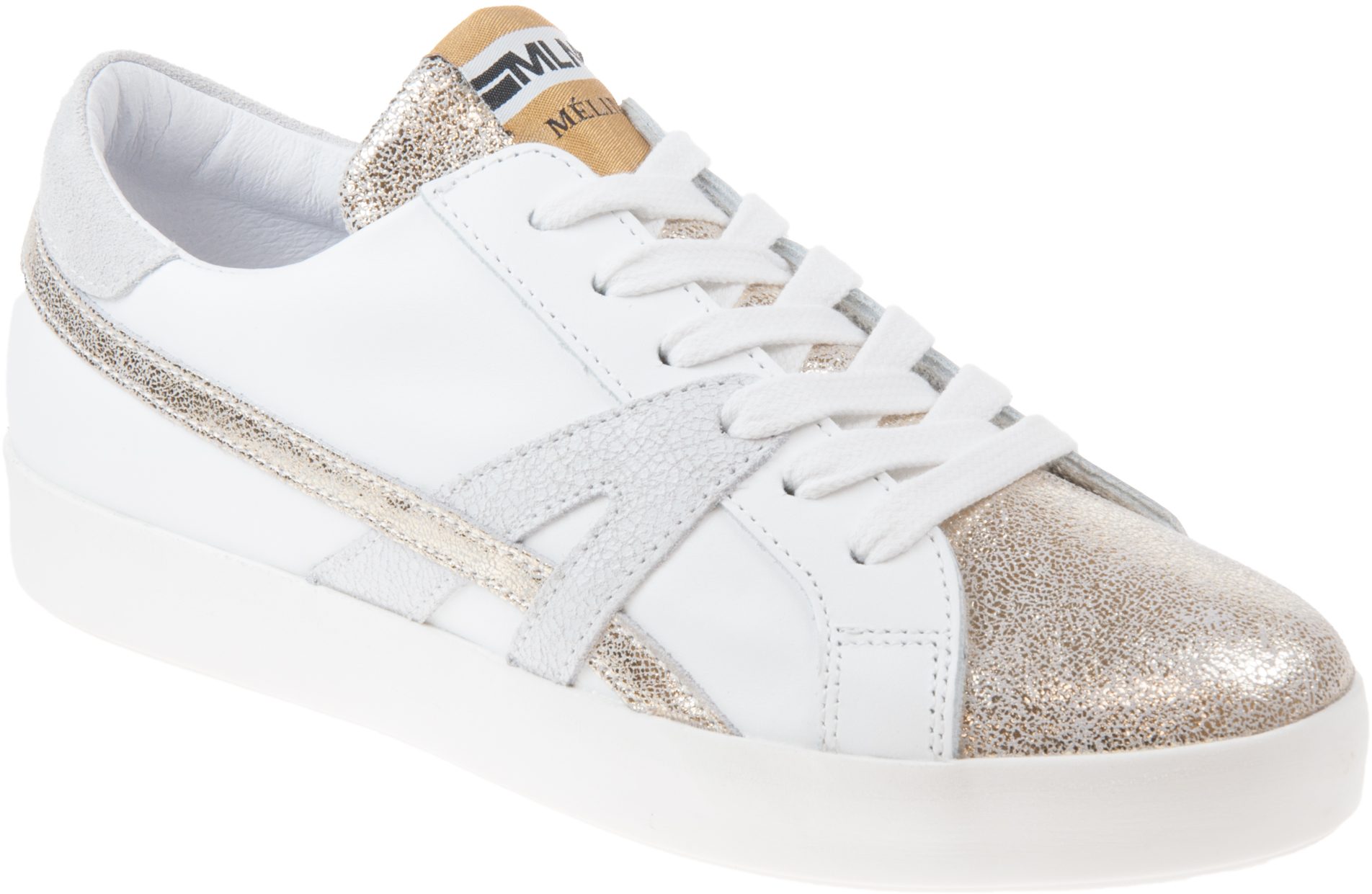 Meline In 1306 White / Gold IN1306 - Everyday Shoes - Humphries Shoes