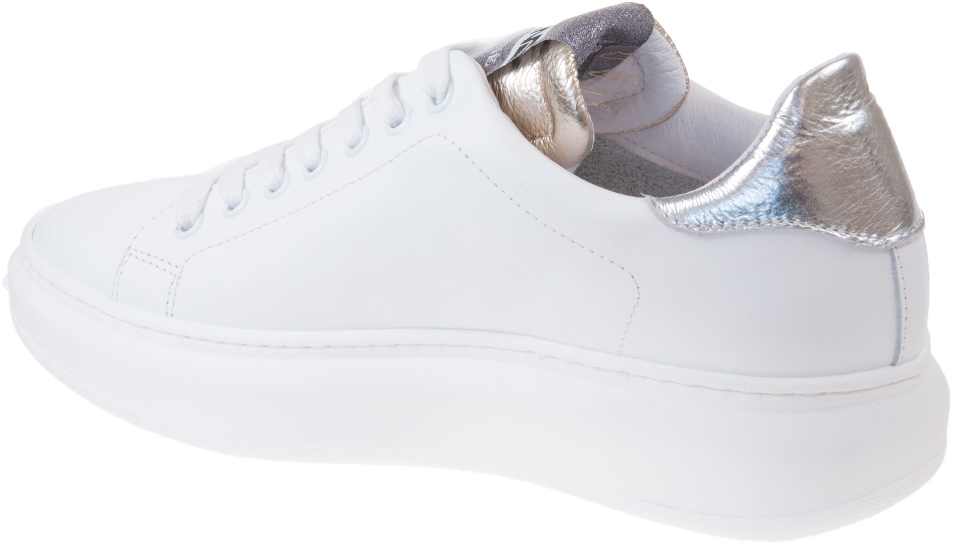 Meline NO 1600 White / Silver Galaxy NO1600 - Everyday Shoes ...