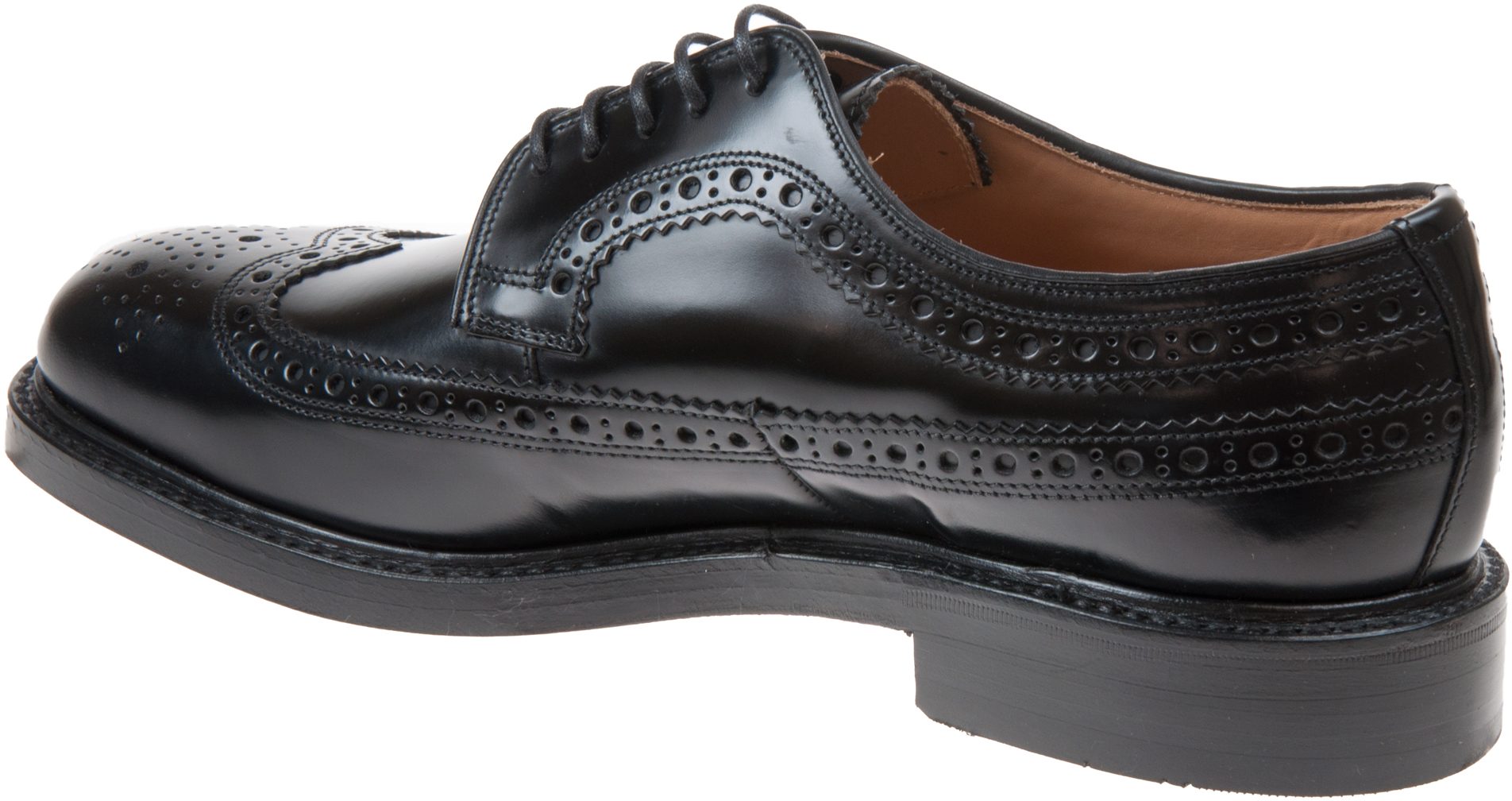 Loake Royal Black Black Polished Leather - Formal Shoes - Humphries Shoes