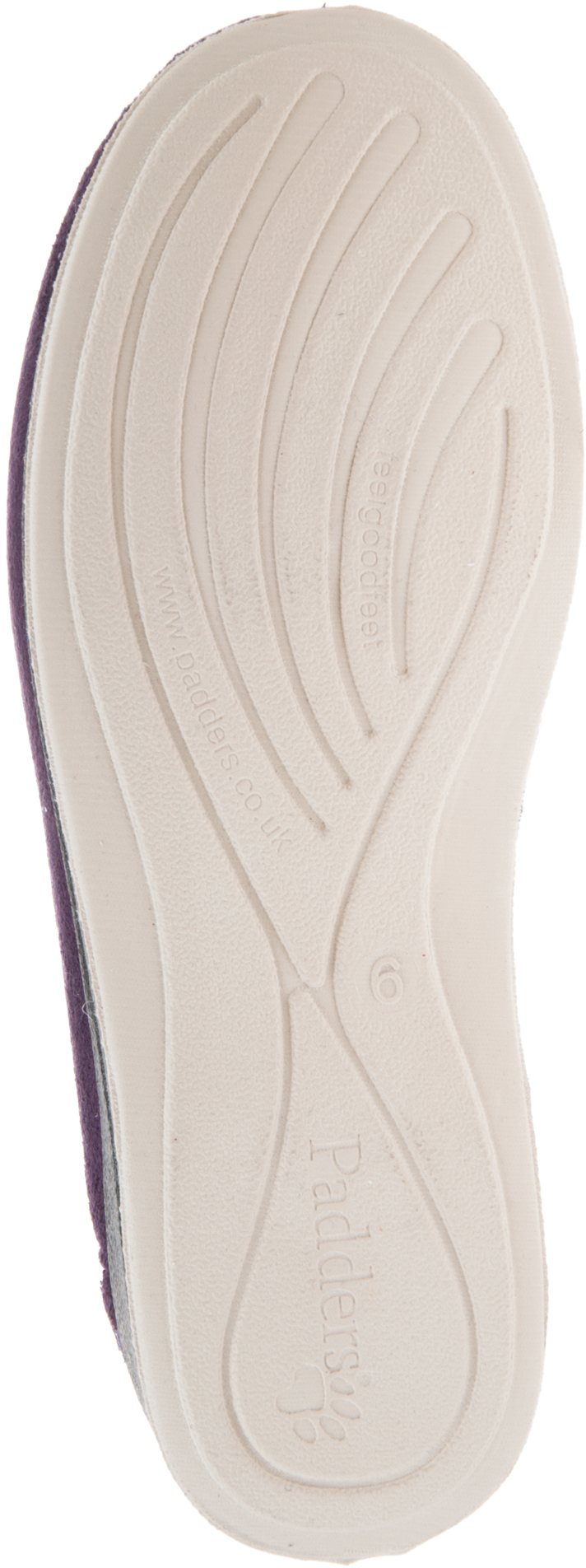 Padders Repose Purple 406/78 - Full Slippers - Humphries Shoes