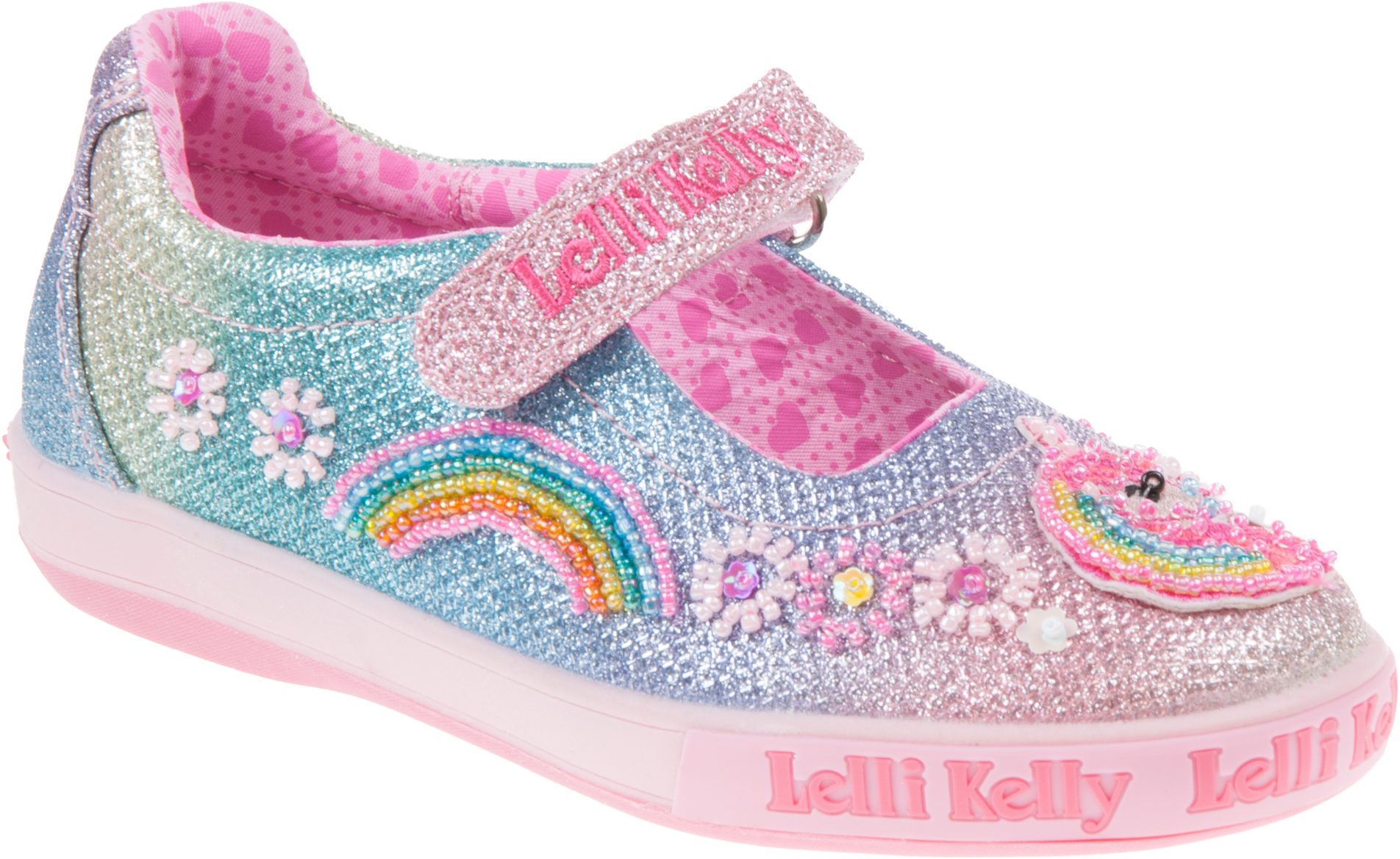 Lelli Kelly Rainbow Unicorn Multi Glitter LK1082 - Girls Shoes ...