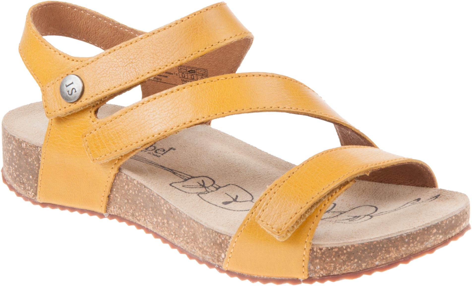 Josef Seibel Tonga 25 Yellow 78519 128 800 - Full Sandals - Humphries Shoes