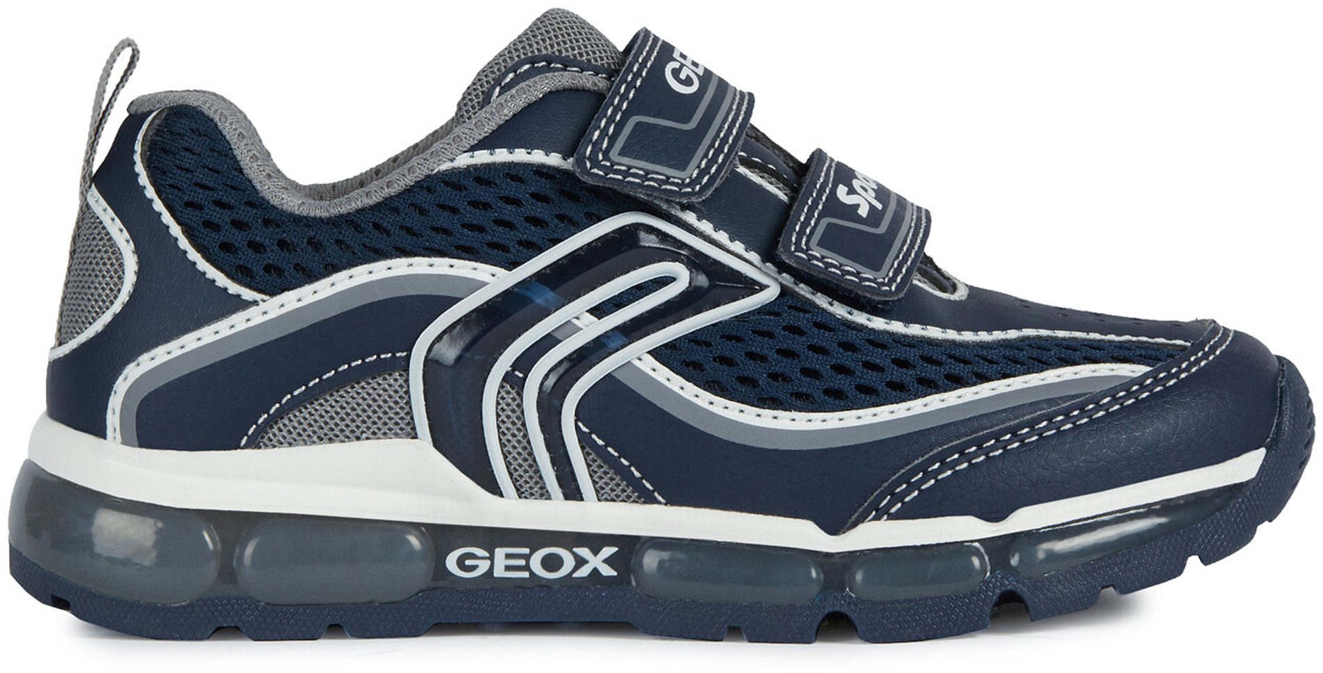 Geox JR Android Navy / Grey J0244C 014BU C0661 - Boys Trainers ...