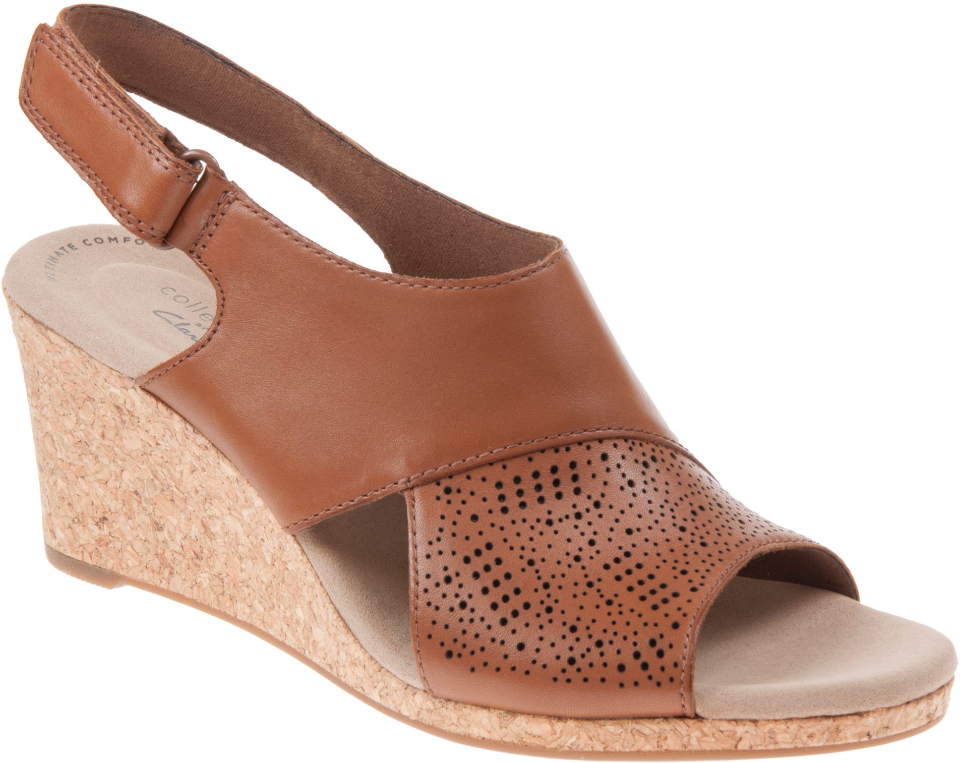 Clarks Lafley Joy Tan 26148350 - Full Sandals - Humphries Shoes