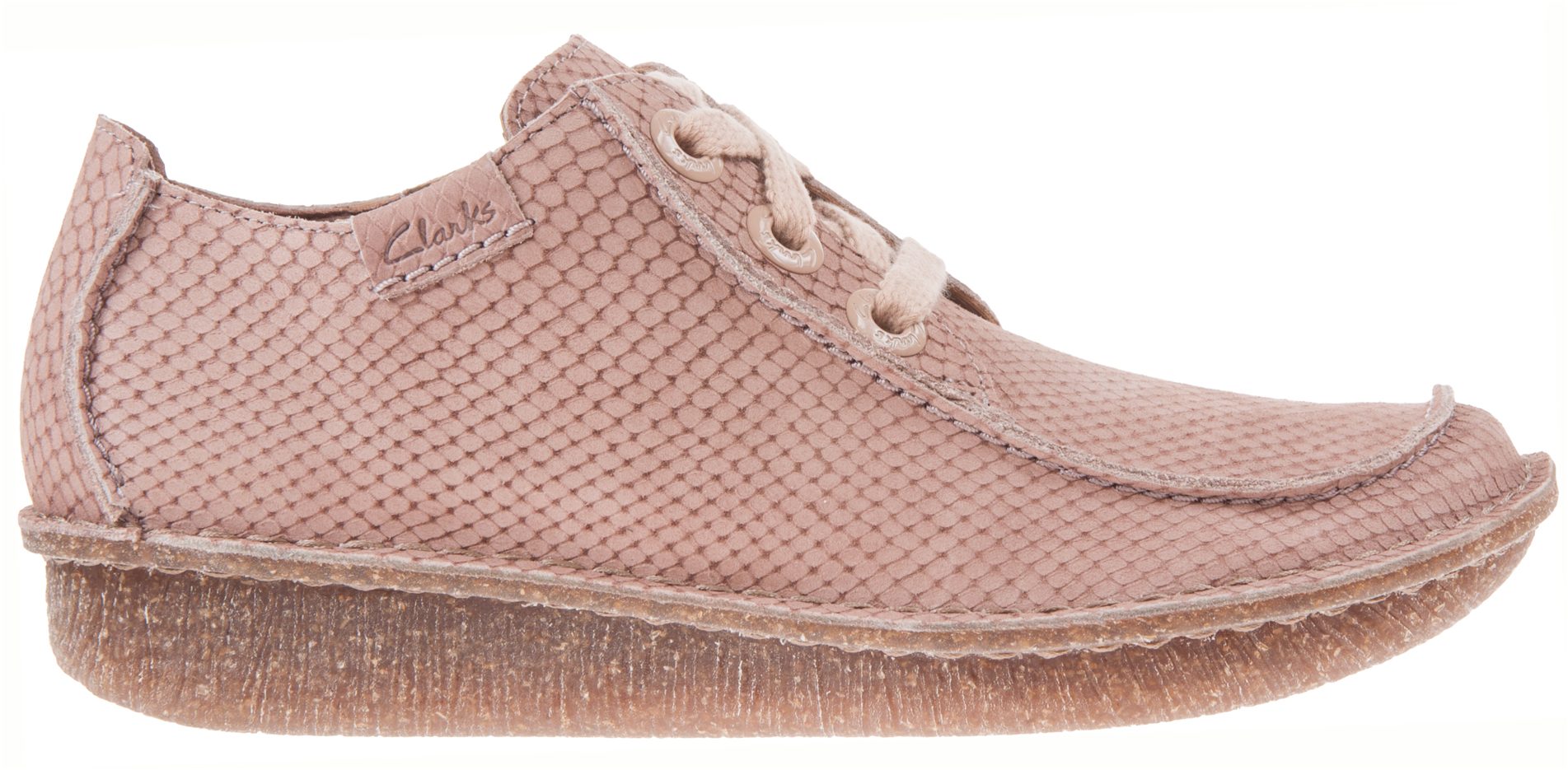 Clarks Funny Dream Dusty Pink Nubuck 26147572 - Everyday Shoes ...