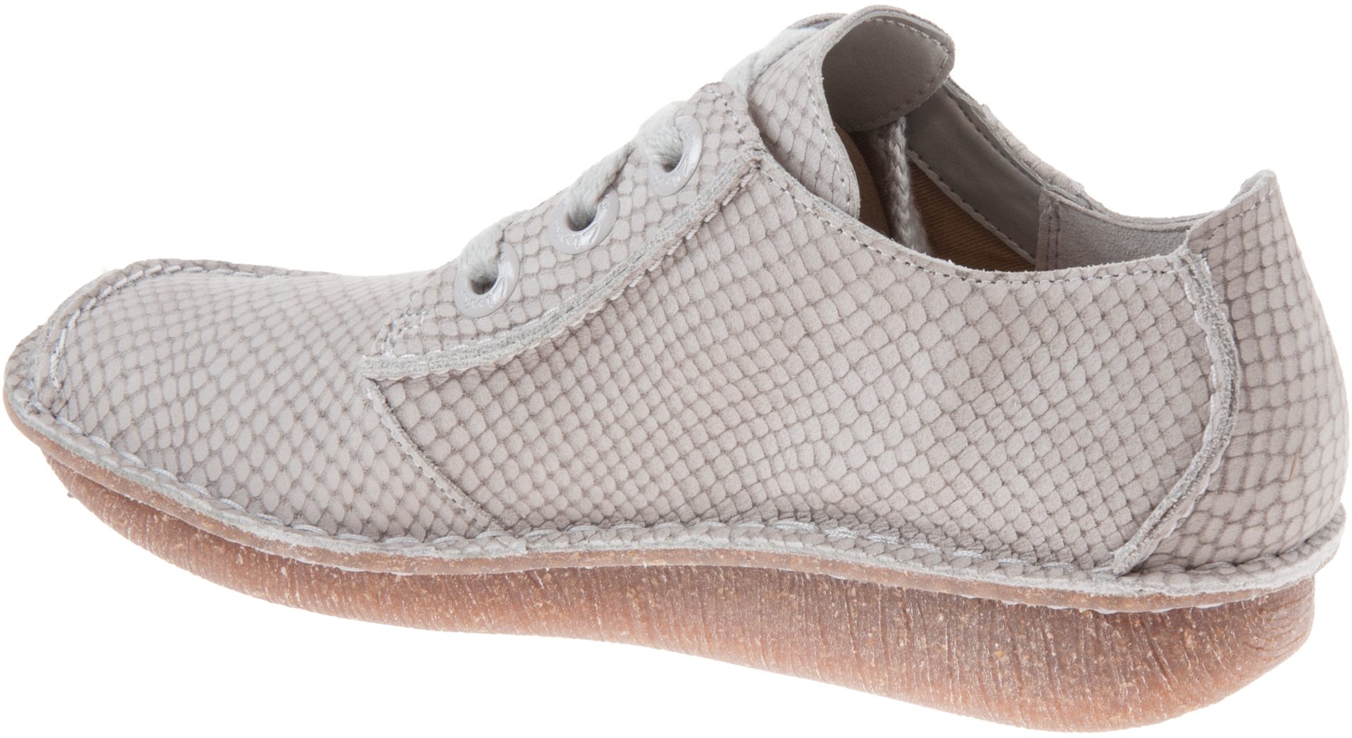 Clarks Funny Dream Light Grey Nubuck 26147573 - Everyday Shoes ...