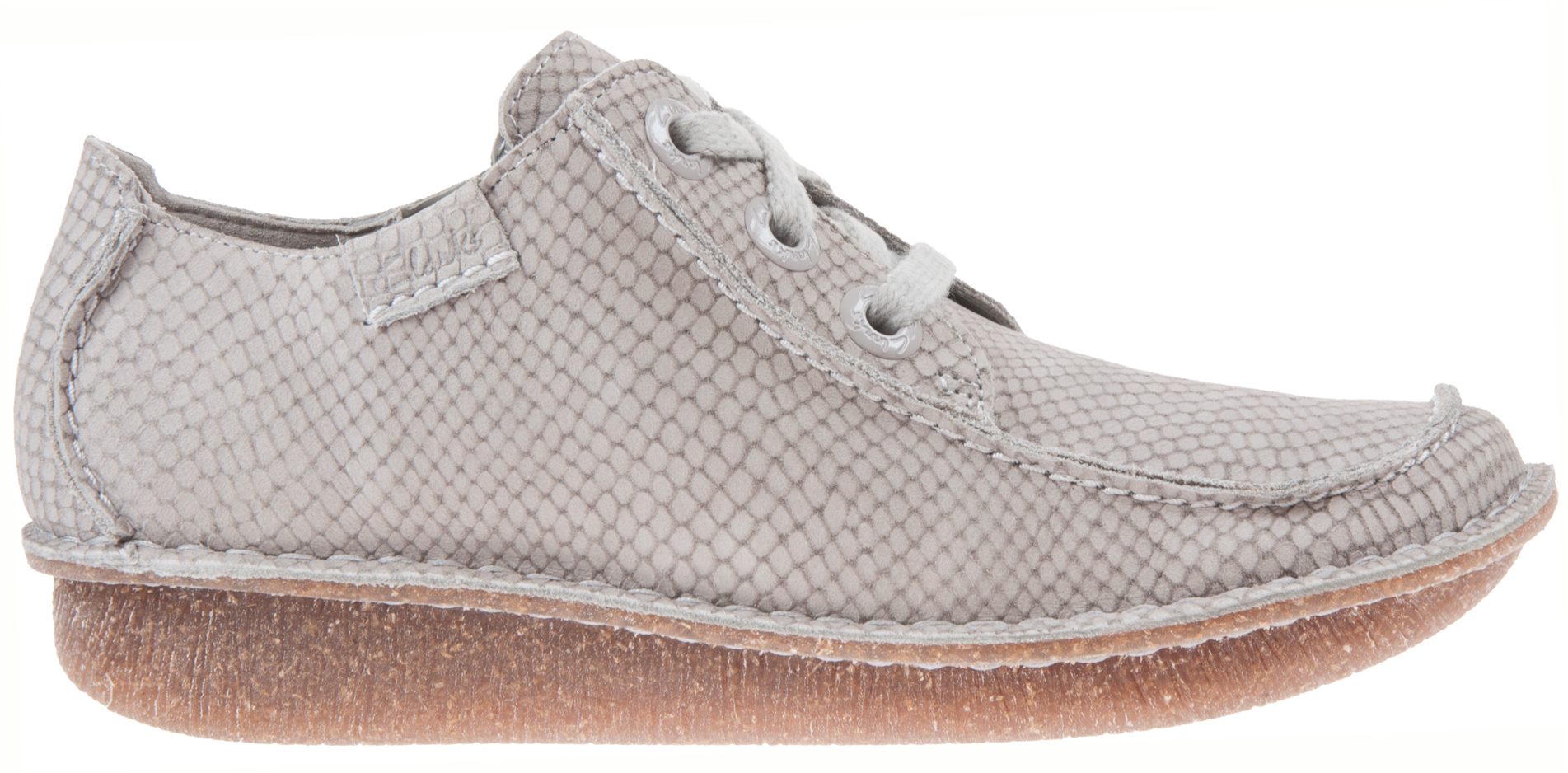 Clarks Funny Dream Light Grey Nubuck 26147573 - Everyday Shoes ...