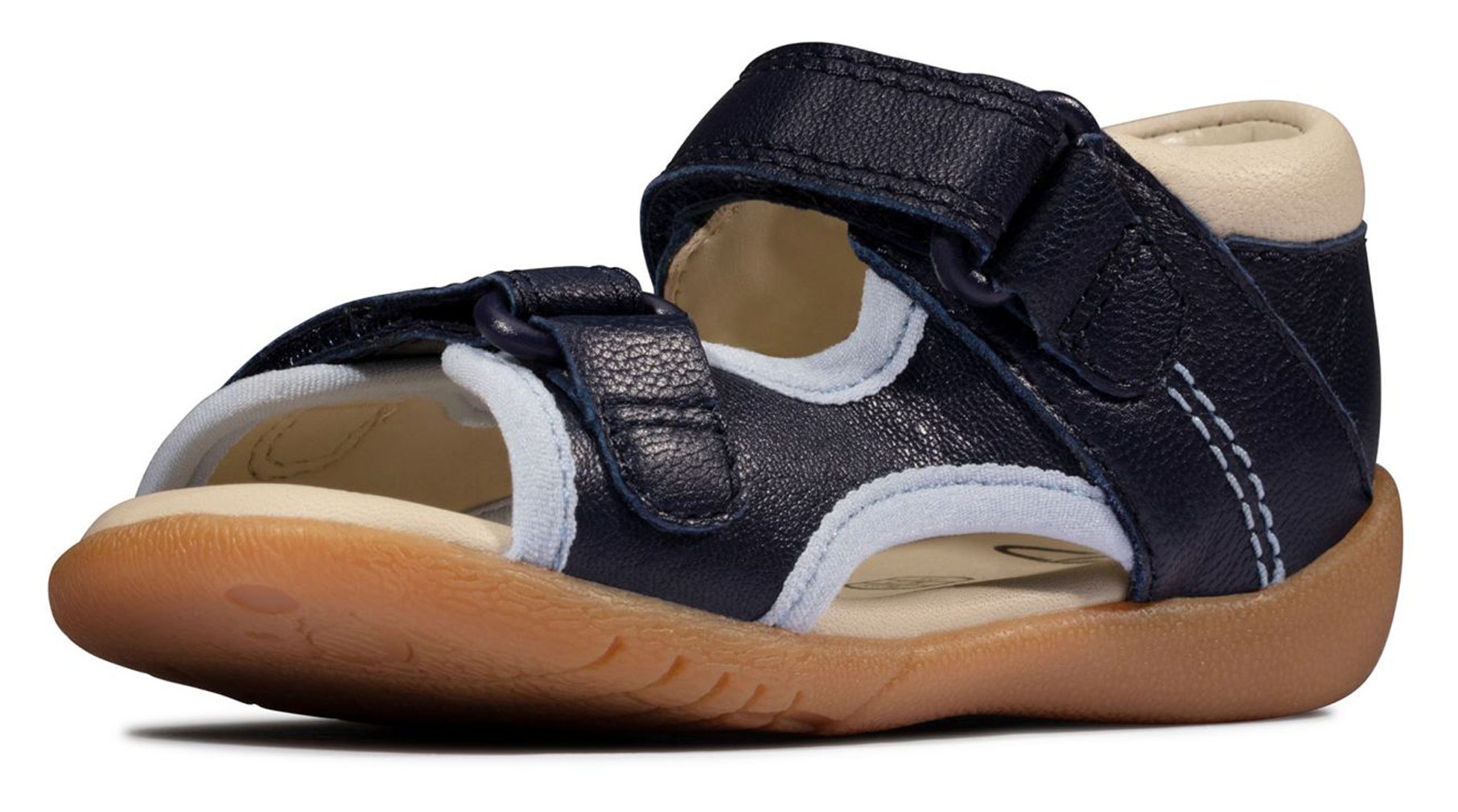 Clarks Zora Spirit Toddler Navy Leather 26149059 - Boys Sandals ...