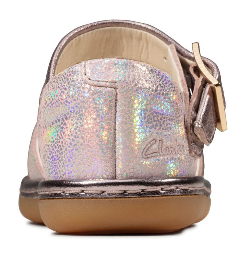 Clarks Skylark Pure Toddler Pink 26148990 - First Walkers - Humphries Shoes