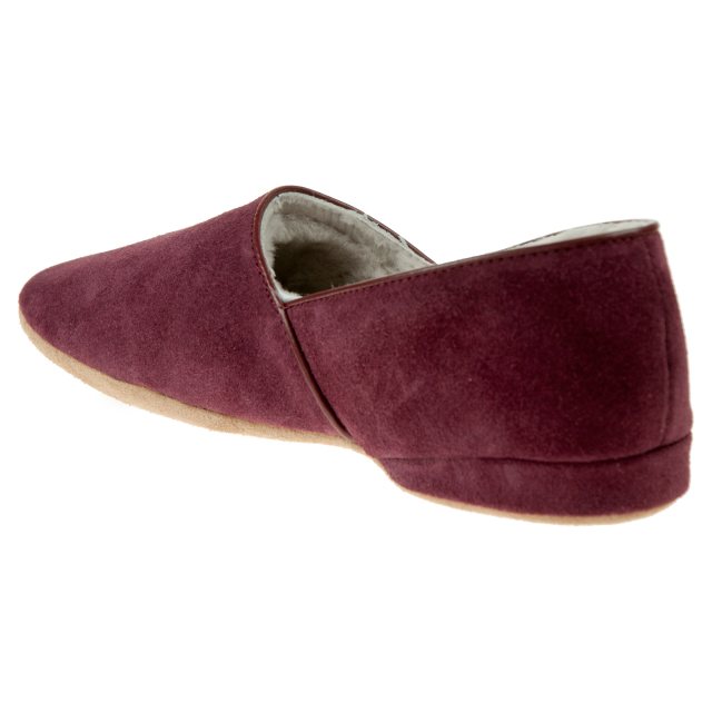 Draper of Glastonbury Anton Wine 22618 - Full Slippers - Humphries Shoes