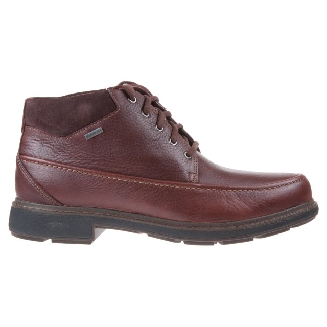 Clarks Un Tread On Gore-Tex 2 Dark Brown Leather 26155145 - Casual ...