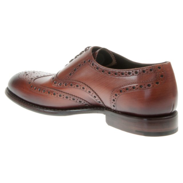 Loake Hepworth Brick Painted Chestnut - Formal Shoes - Humphries Shoes